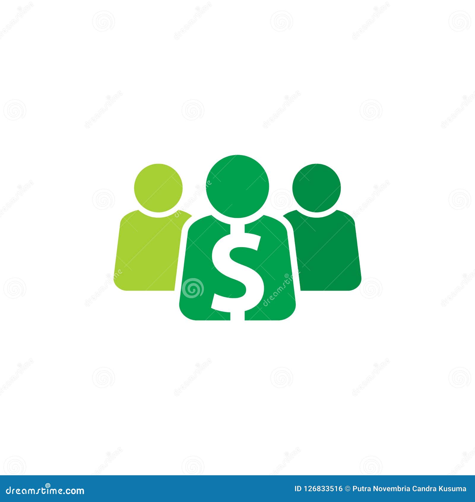 Group Money Logo Icon Design Stock Illustration - Illustration of idea ...