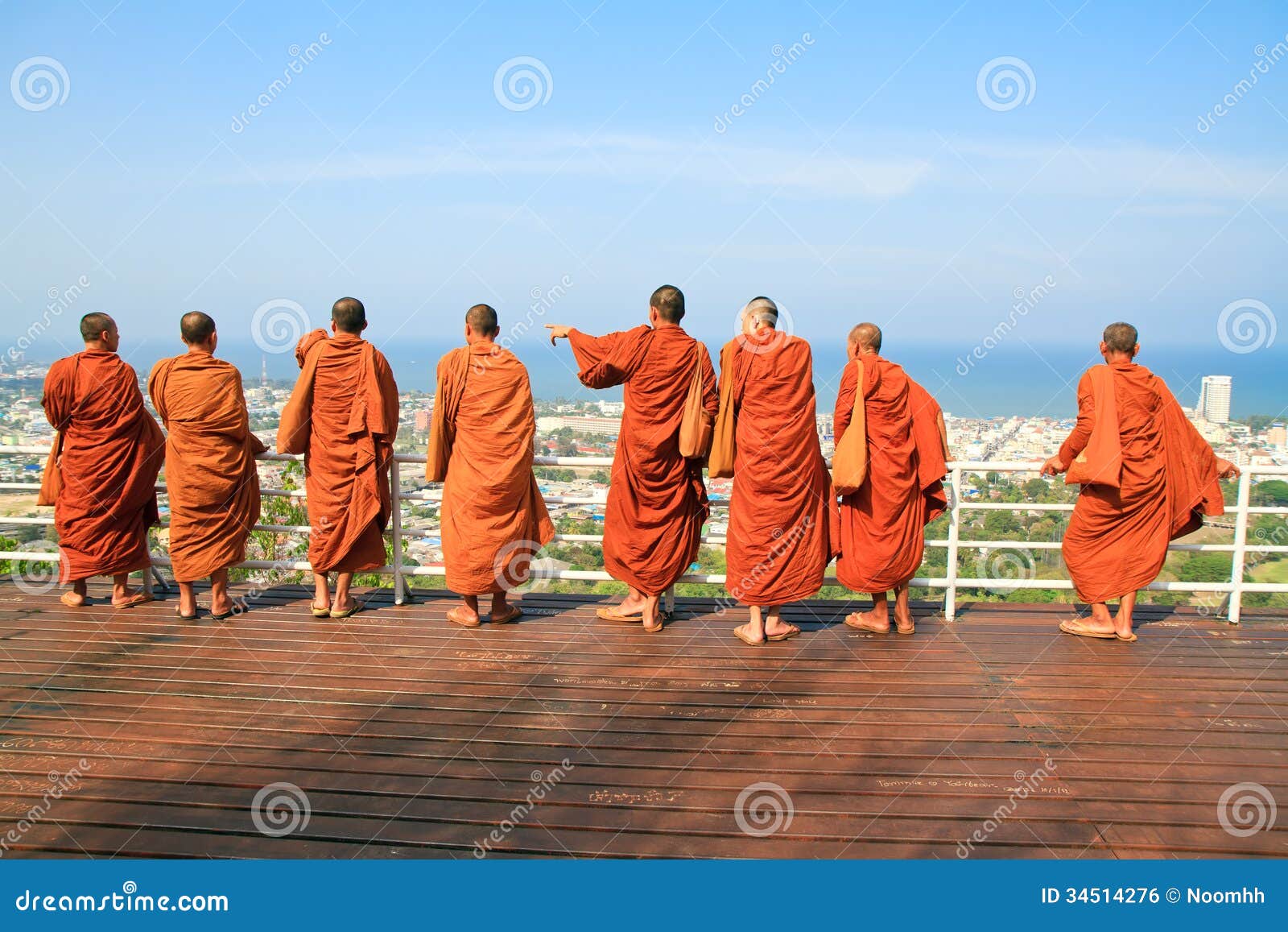 Group monk standing editorial photo. Image of silent - 34514276