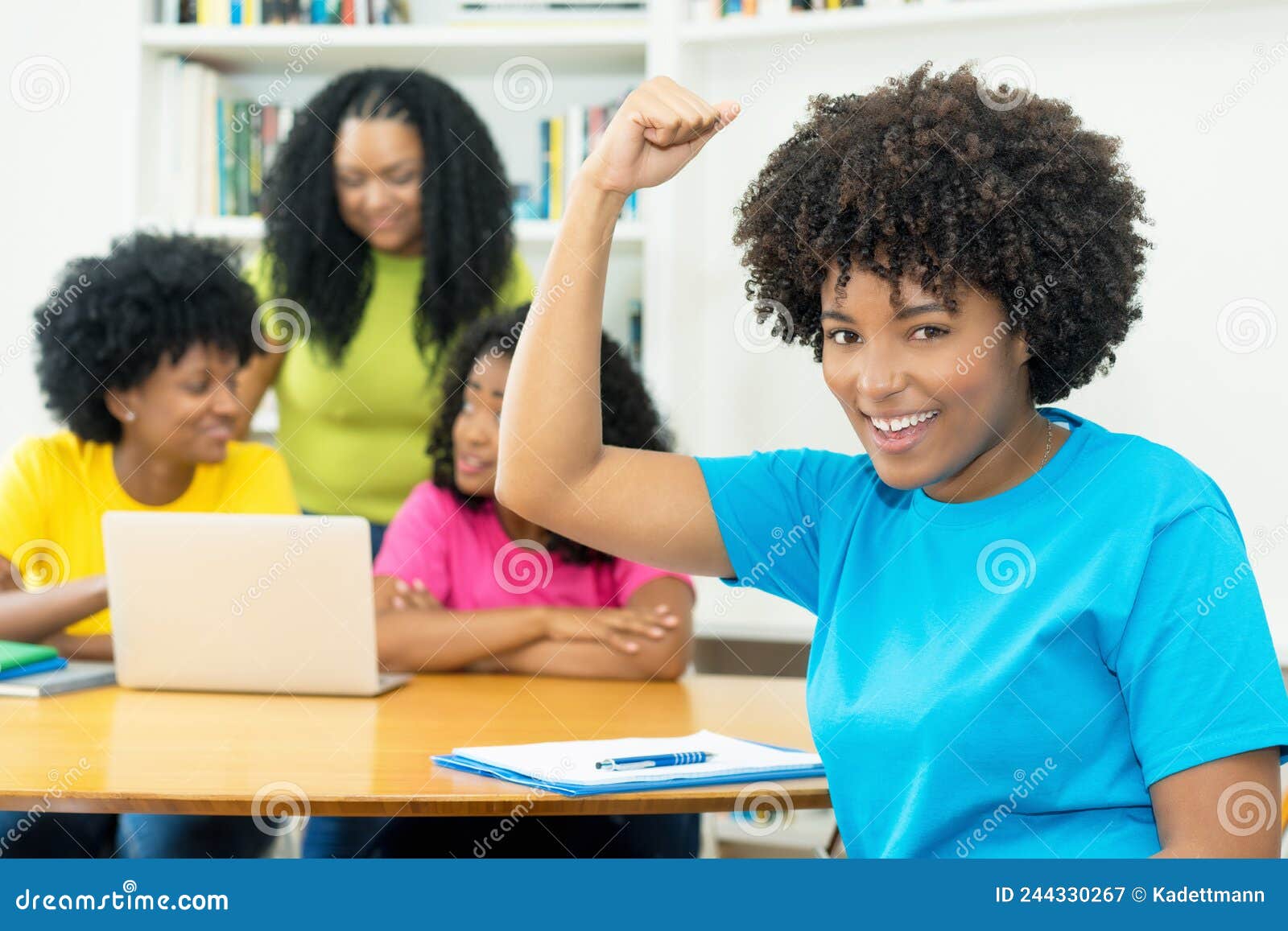 Group of Motivated African American Computer Science Students Learning ...