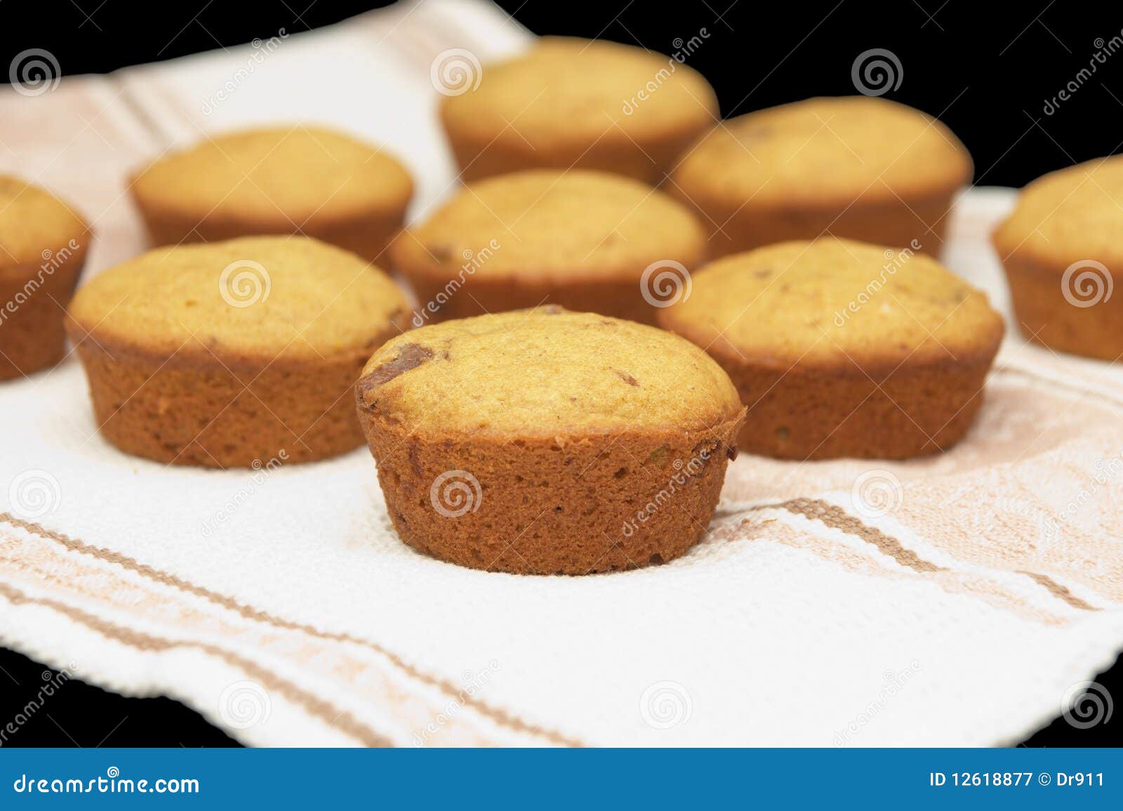 Group of muffins stock image. Image of muffin, closeup - 12618877