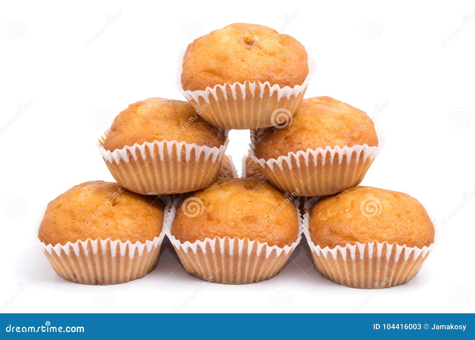 Group of Muffins Isolated on Stock Image - Image of eating, chocolate ...
