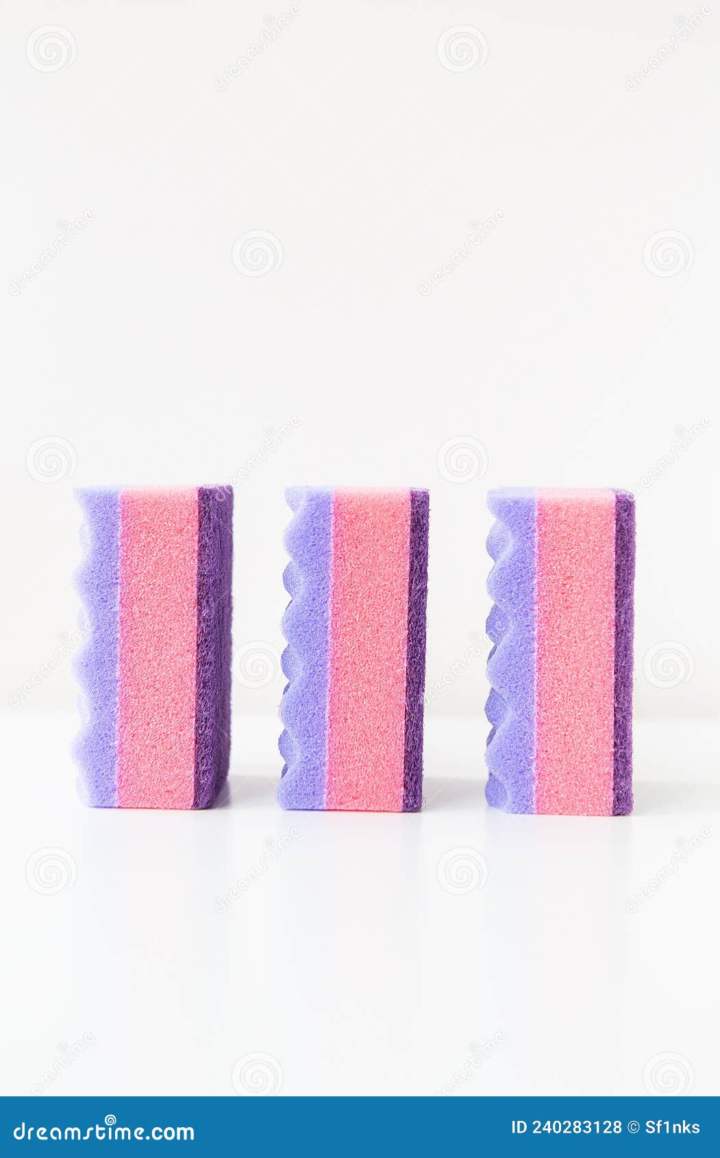 A Group of Multi-colored Kitchen Sponges. Set of Colorful Sponges for ...