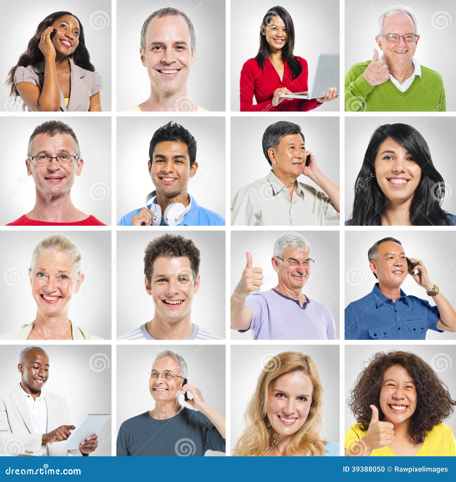 Group of Multi Ethnic People Posing Stock Photo - Image of colorful ...
