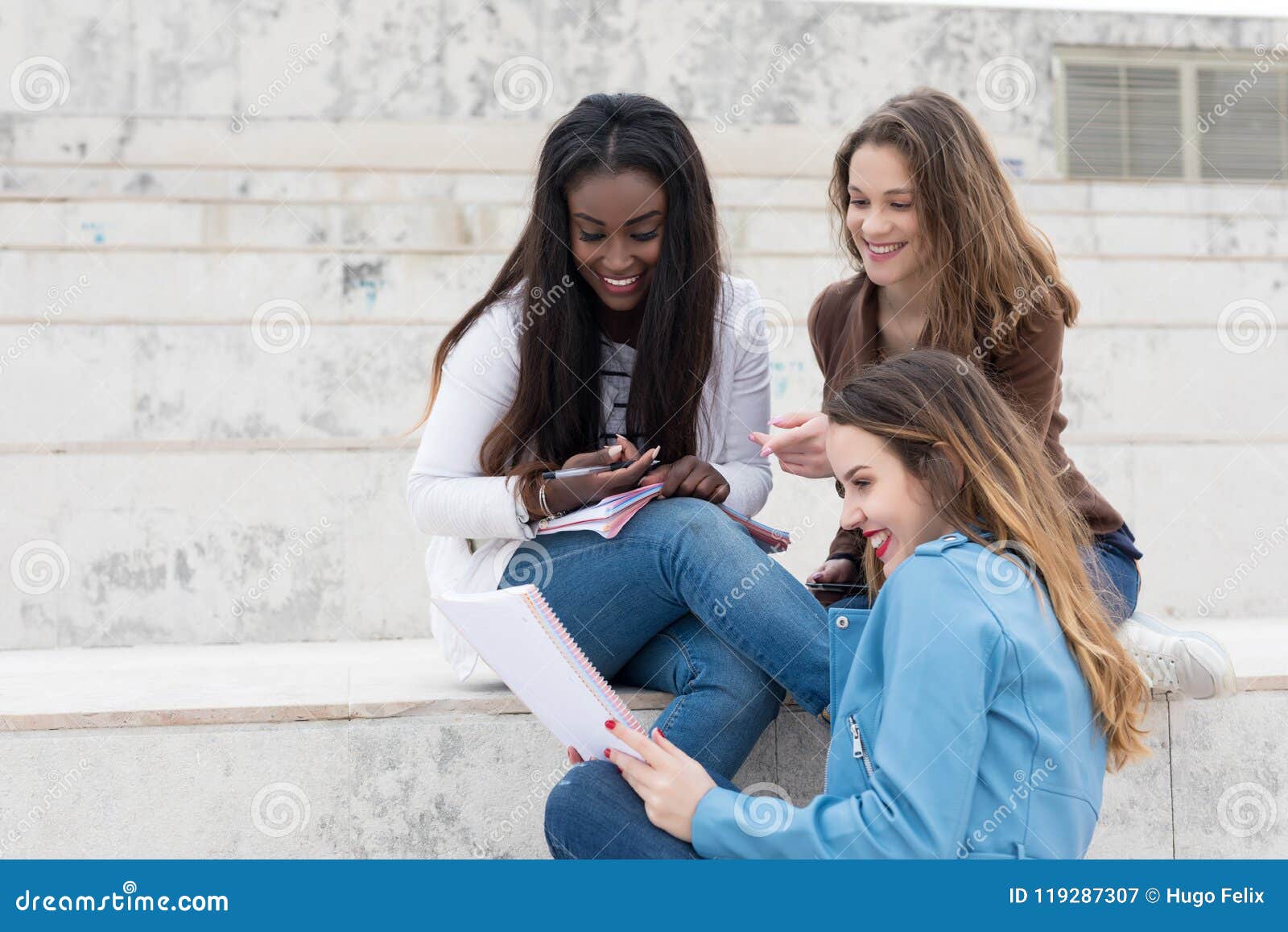 Another Day at the University! Stock Image - Image of beautiful, pretty ...