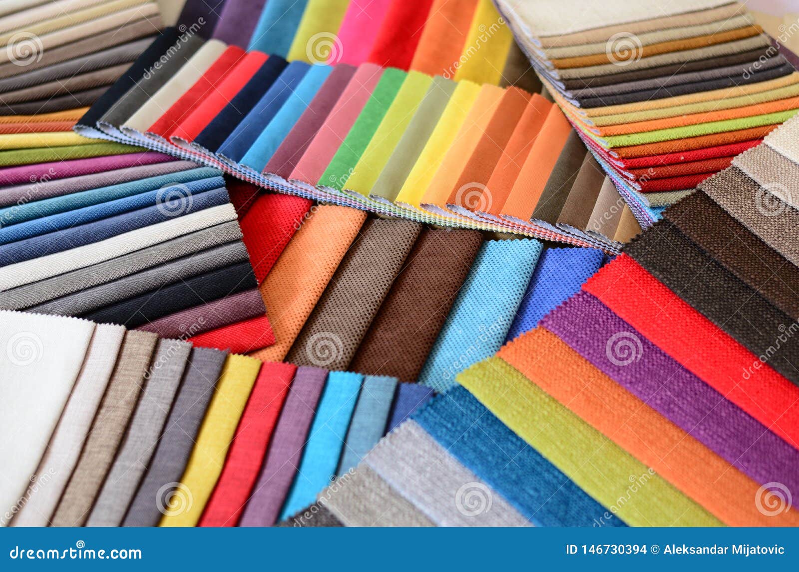 Group of Multicolored Fabrics Stock Photo - Image of bright, apparel ...