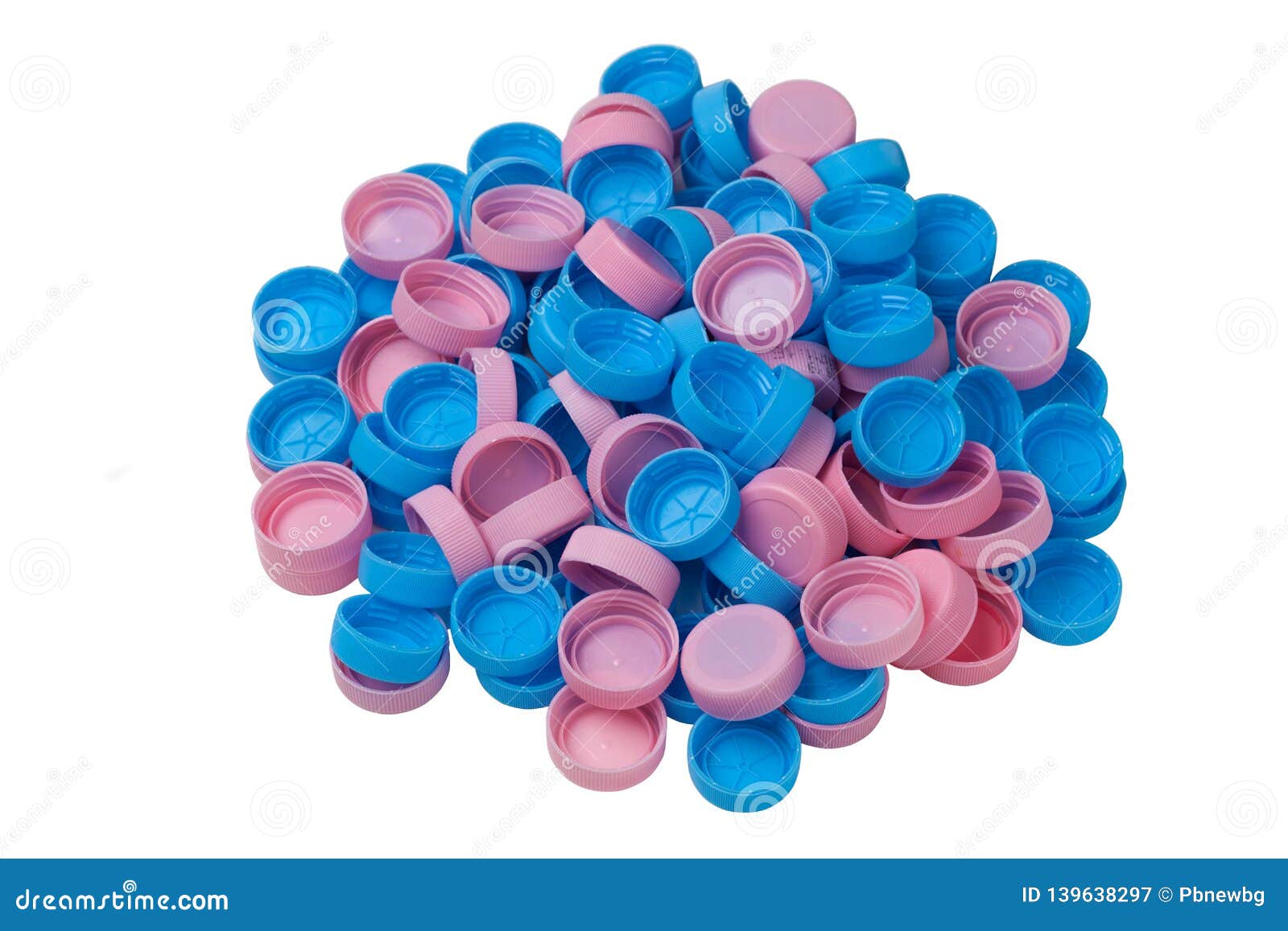 Plastic Caps Isolated on White Background Stock Image - Image of white ...