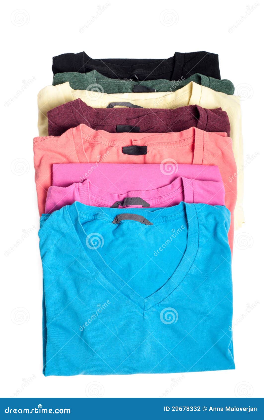 Group of Multicolored T-shirts Stock Photo - Image of colourful ...
