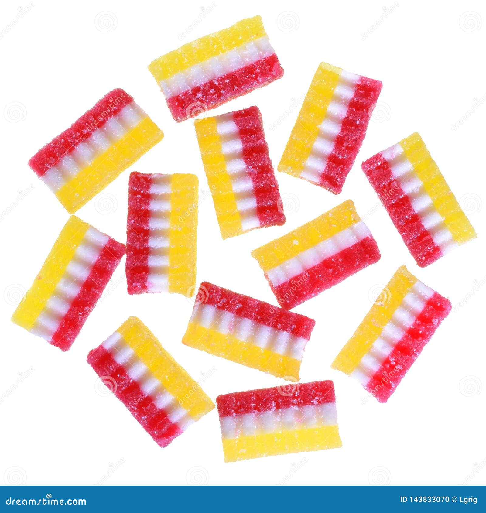 Group Multicolored Top View Candy Stock Photo - Image of view, green ...
