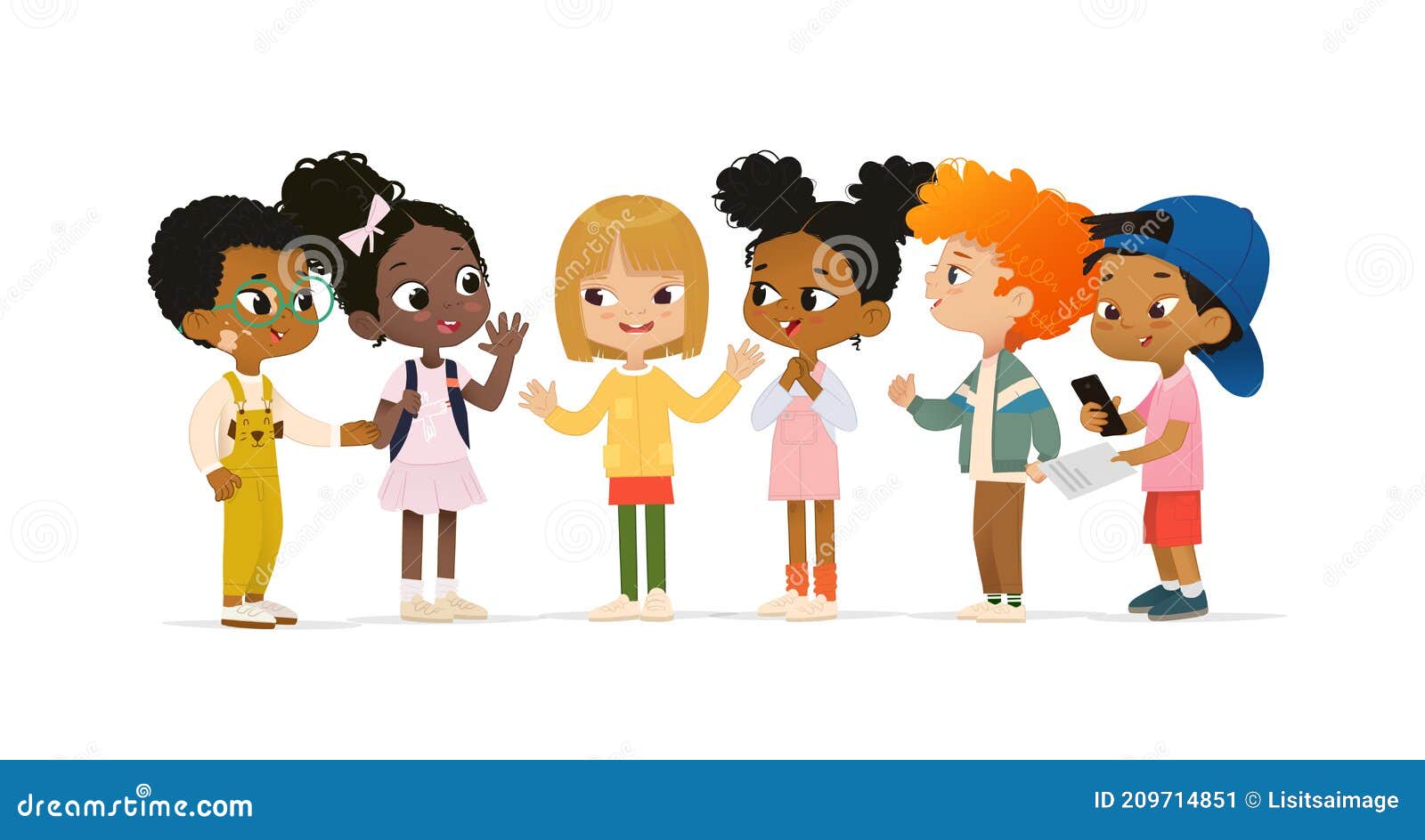 Group Of Multicultural Kids Cartoon Vector | CartoonDealer.com #43568253 Group Of Multicultural Kids Cartoon Vector | CartoonDealer.com #43568253