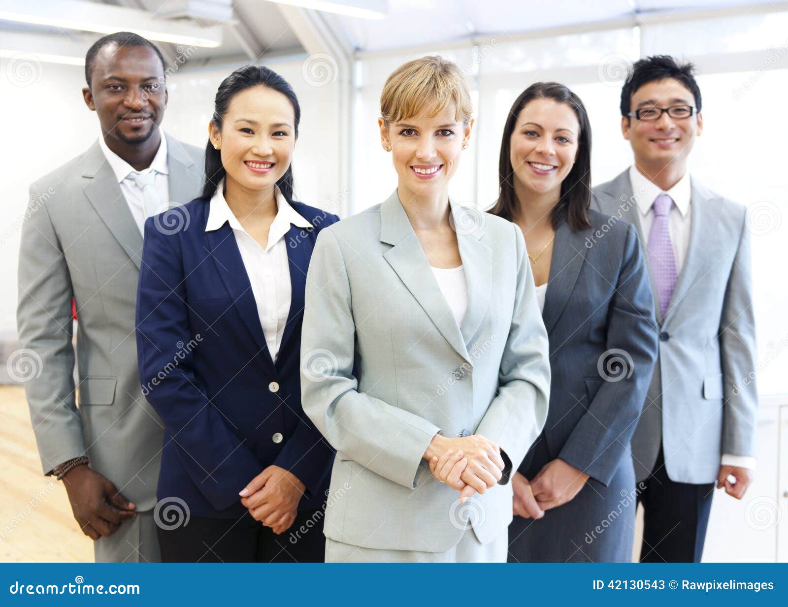 Group Of Multiethnic Business People Stock Image Image Of Advice