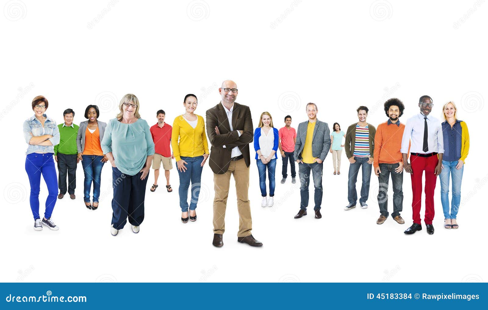 Group of Multiethnic Diverse Colourful People Stock Photo - Image of ...