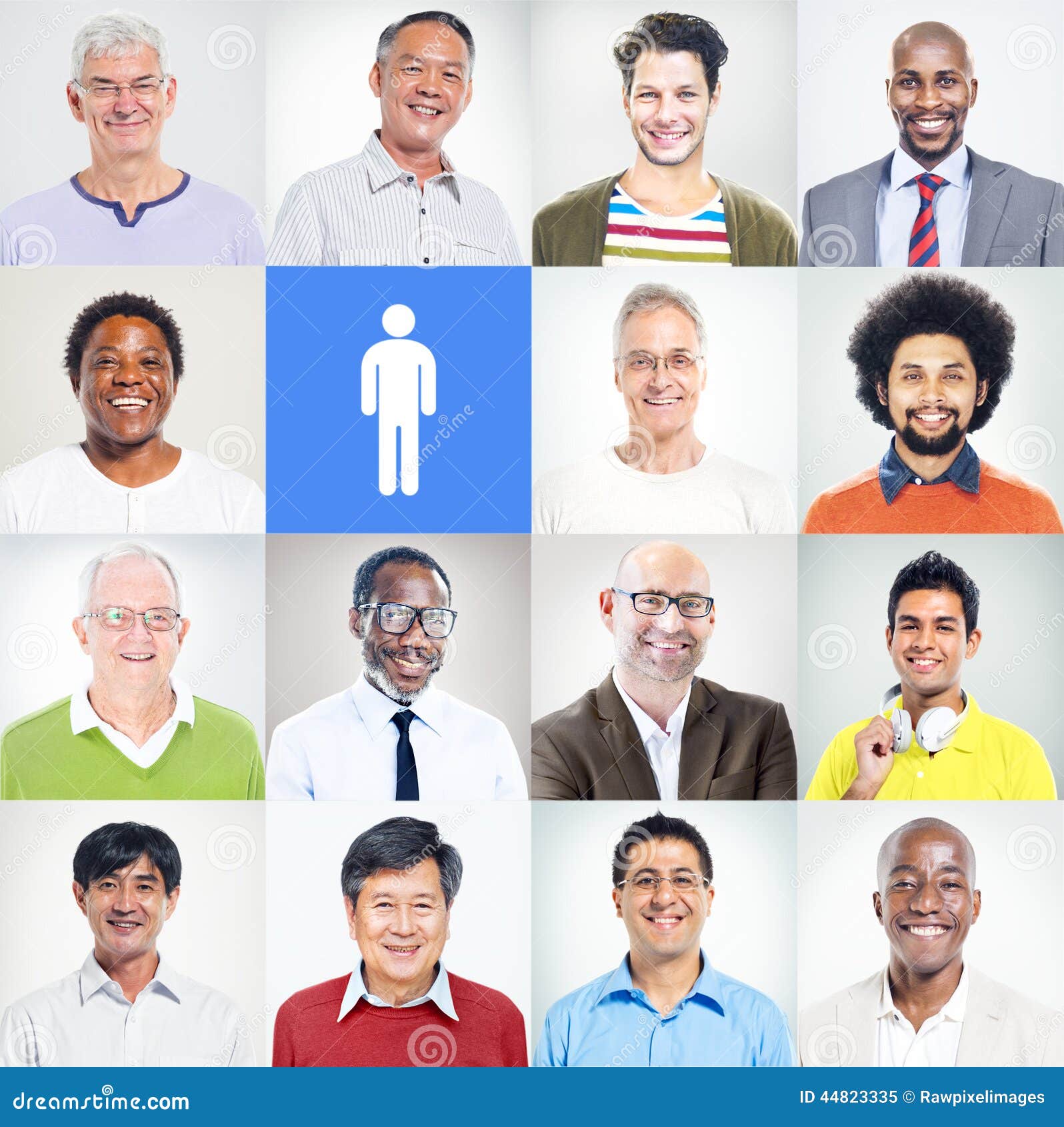 Group of Multiethnic Diverse Confident Men Stock Image - Image of ...