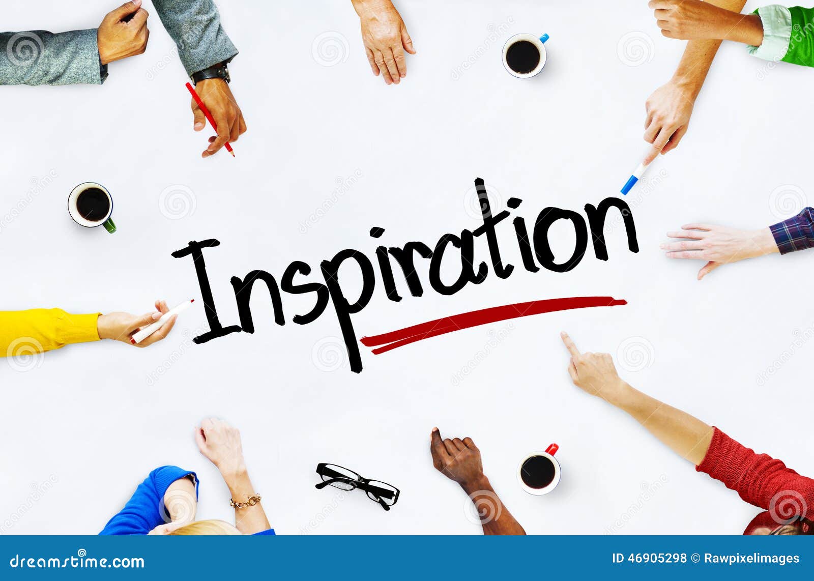 Group of Multiethnic People Discussing about Inspiration Concept Stock ...