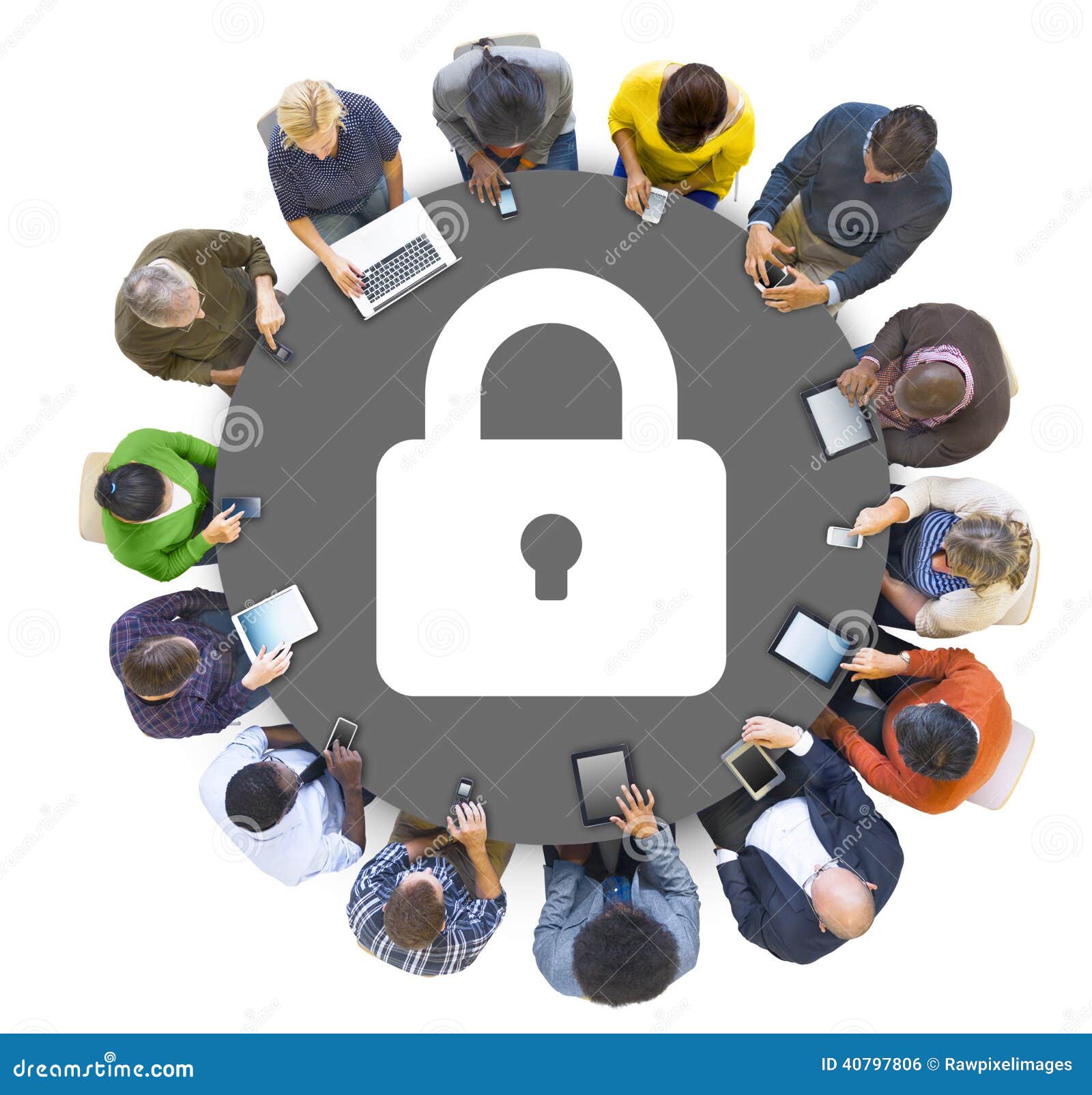 Group of Multiethnic People Using Digital Devices Stock Photo - Image ... Group of Multiethnic People Using Digital Devices Stock Photo - Image ...