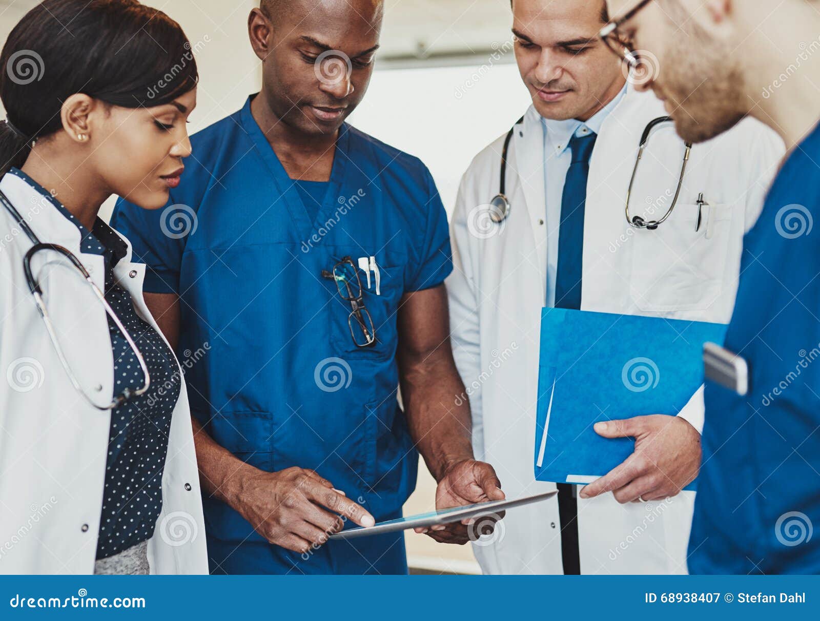 Group of Multiracial Doctors Stock Image - Image of medical ...