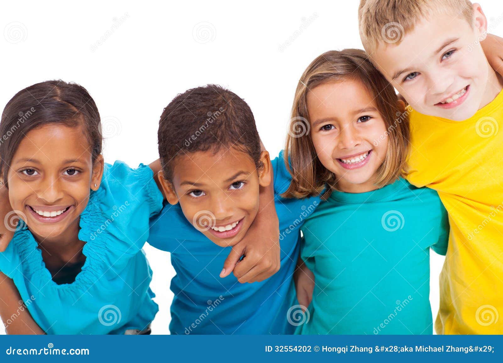 Group multiracial kids stock photo. Image of diversity - 32554202