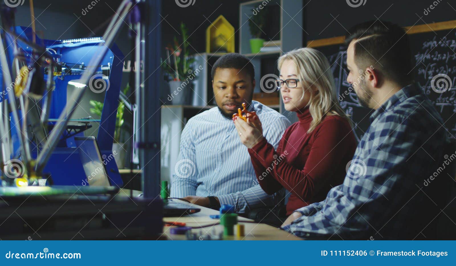 Designers Having Discussion in Engineering Lab Stock Photo - Image of ...