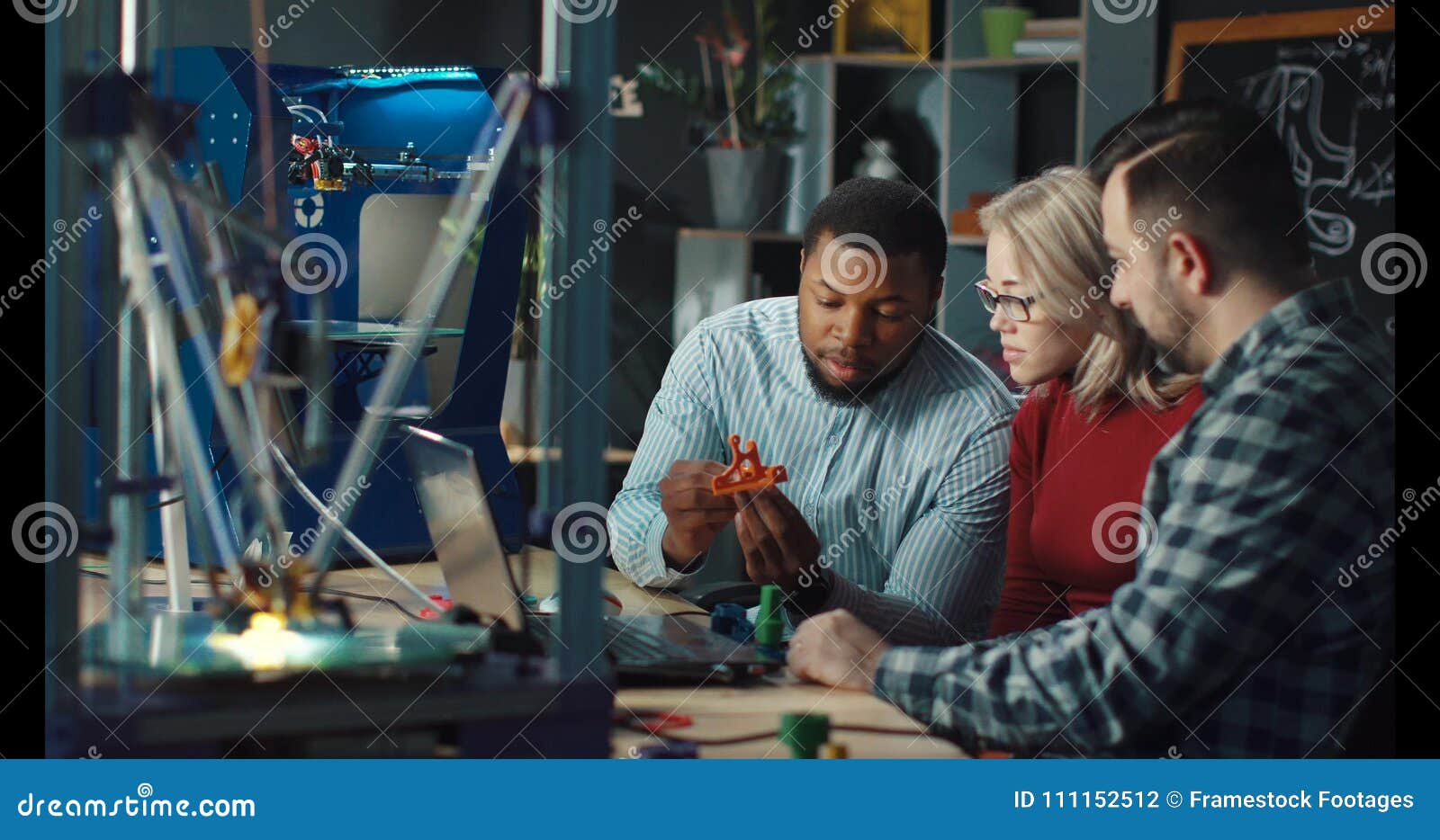 Designers Having Discussion in Engineering Lab Stock Photo - Image of ...