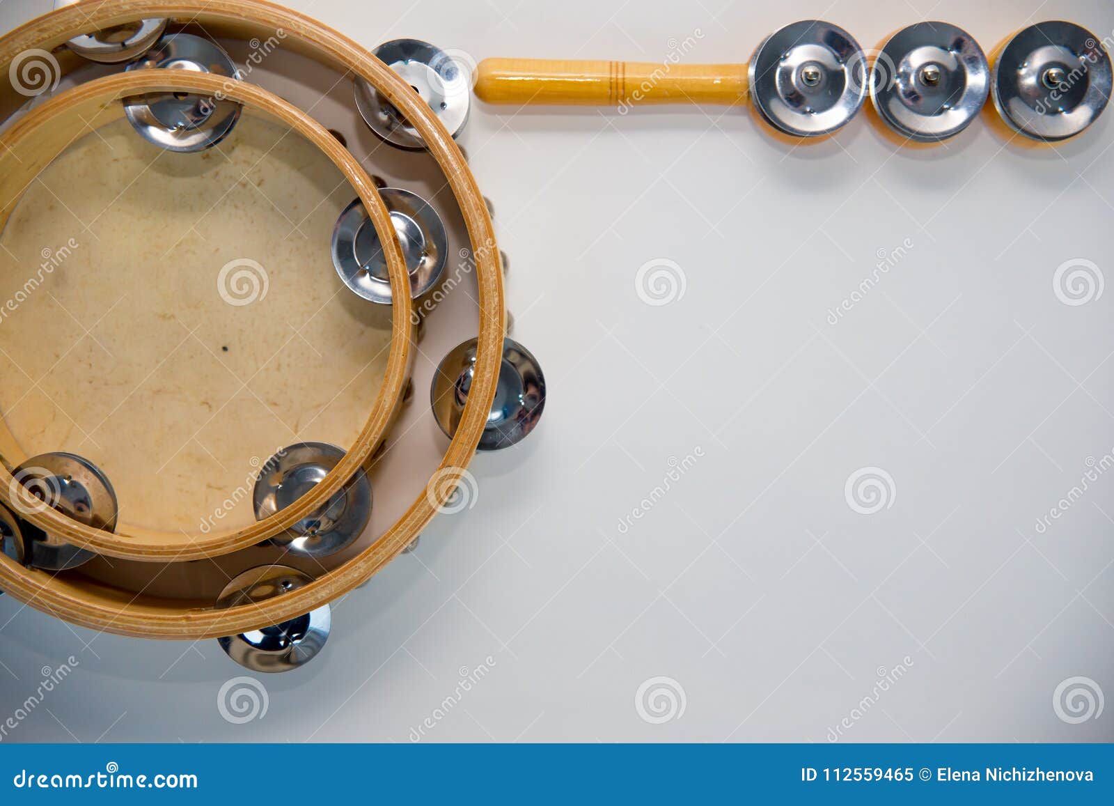 A Group of Musical Instruments Stock Image - Image of brushes ...