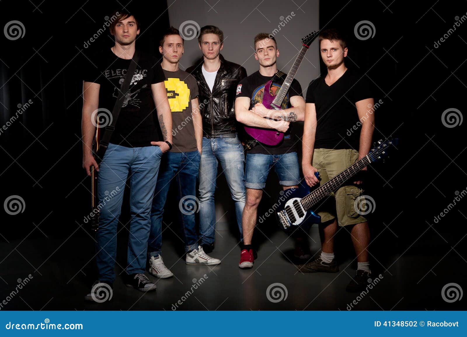 Group of Musicians after the Performance Stock Photo - Image of singer ...