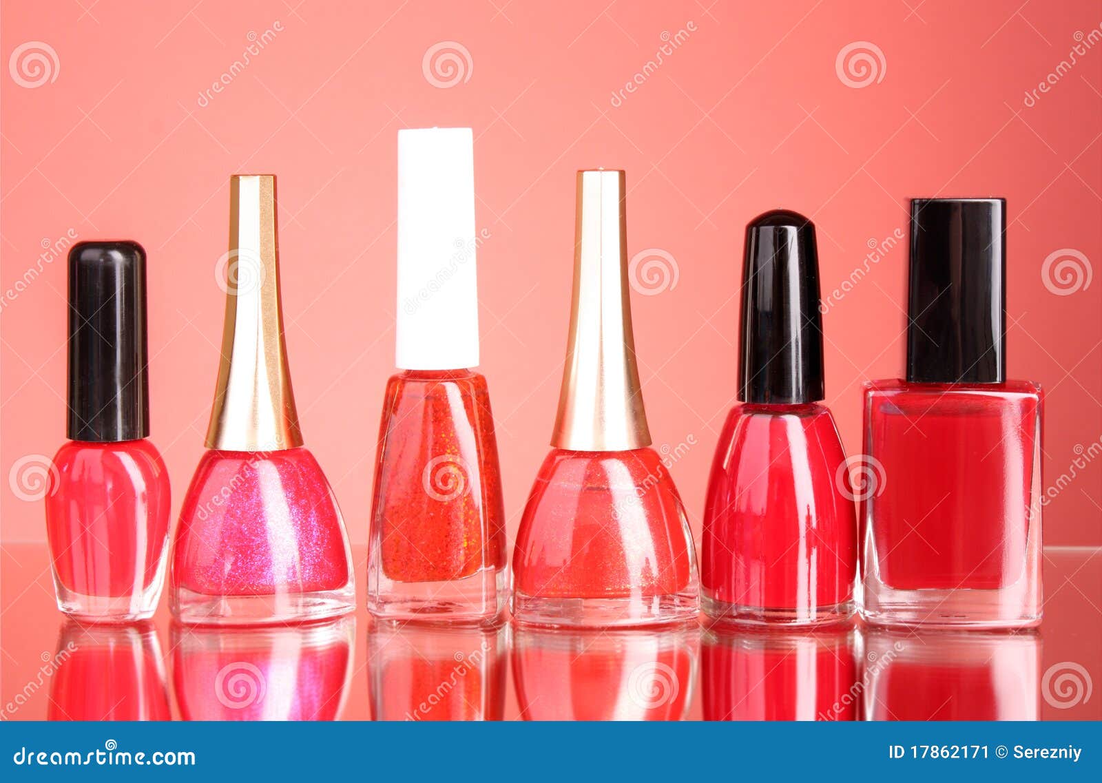Group of nail polishes stock image. Image of glamour - 17862171