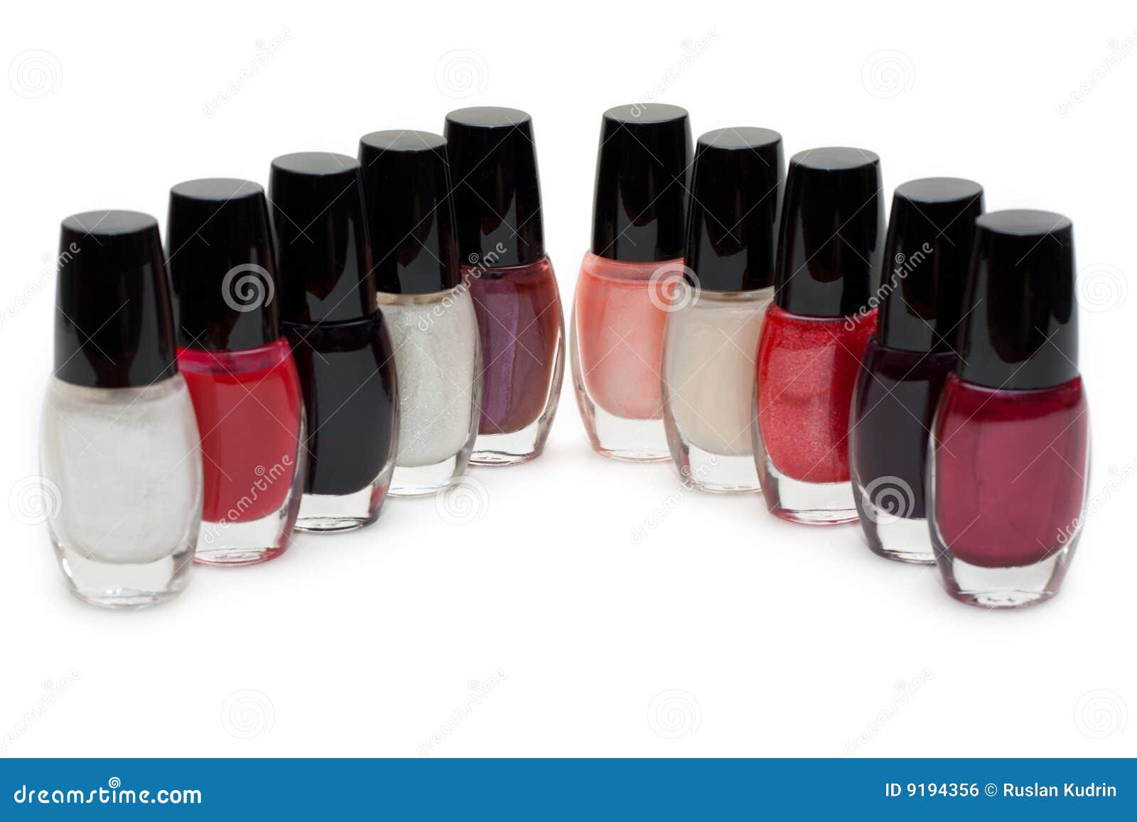 Group of nail polishes stock photo. Image of isolated - 9194356