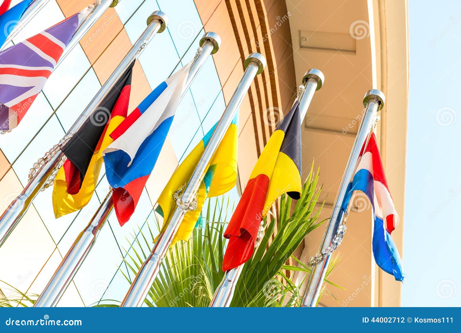 Group of national flags stock photo. Image of symbols - 44002712