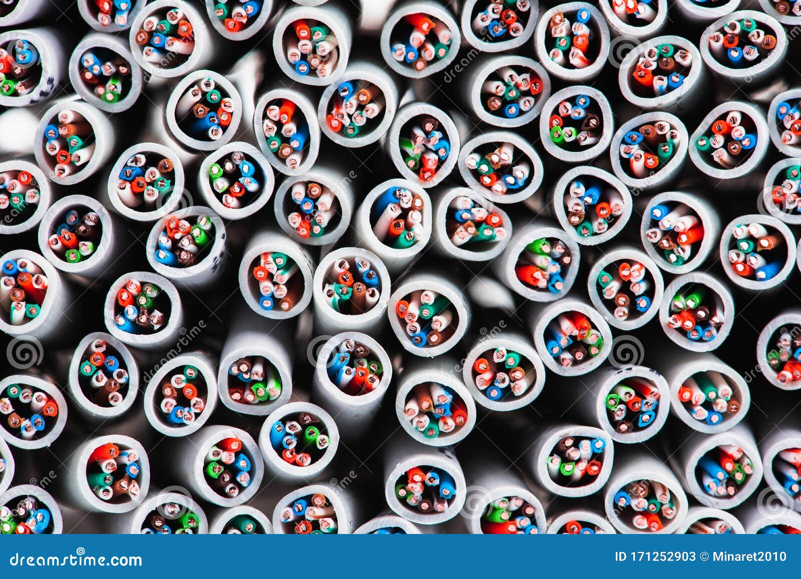 Network Cable Electrical Wire Information Technology Industry Stock ...