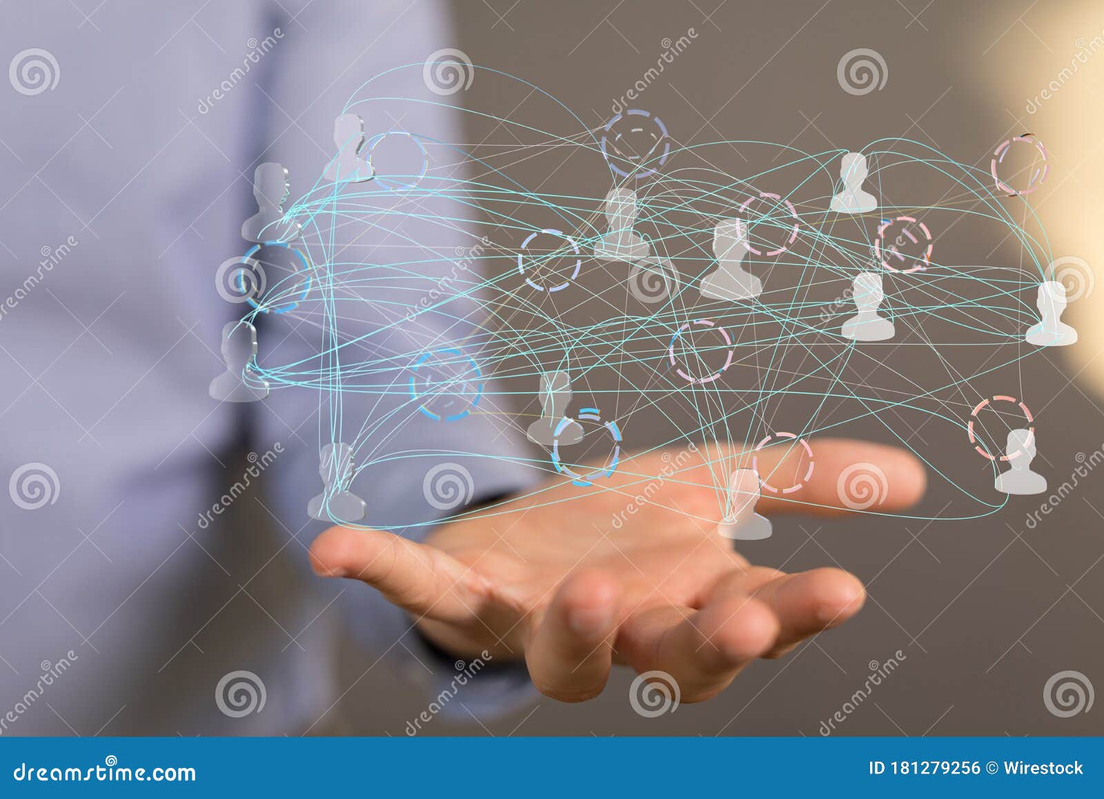 A Group of Network People - Business and Contact Stock Photo - Image of ...