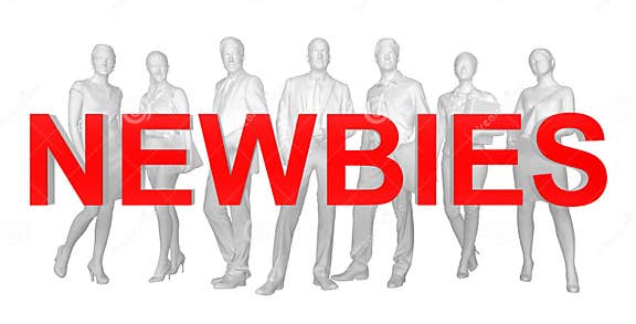 Group of Newbies People Concept Stock Illustration - Illustration of ...