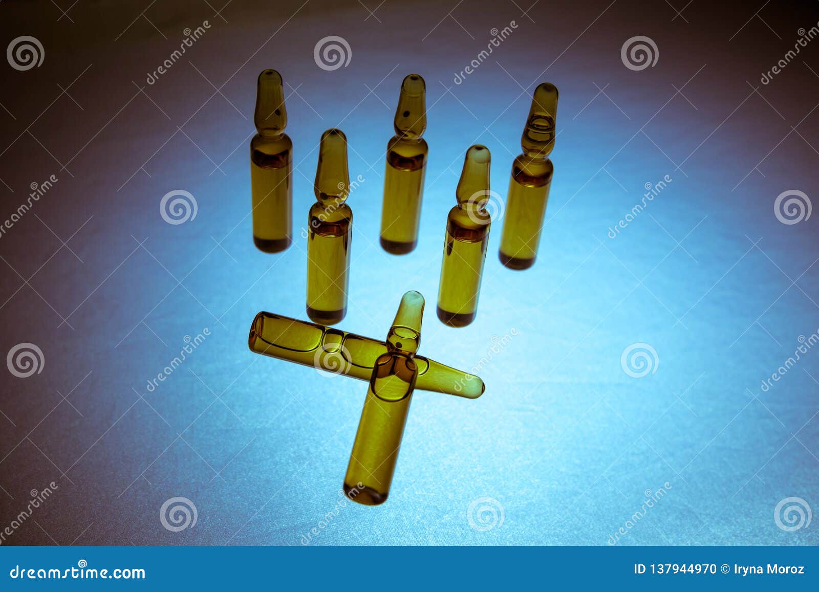 Group Object of Liquid Medicinal Agent in Limpid Glassware in Medical ...