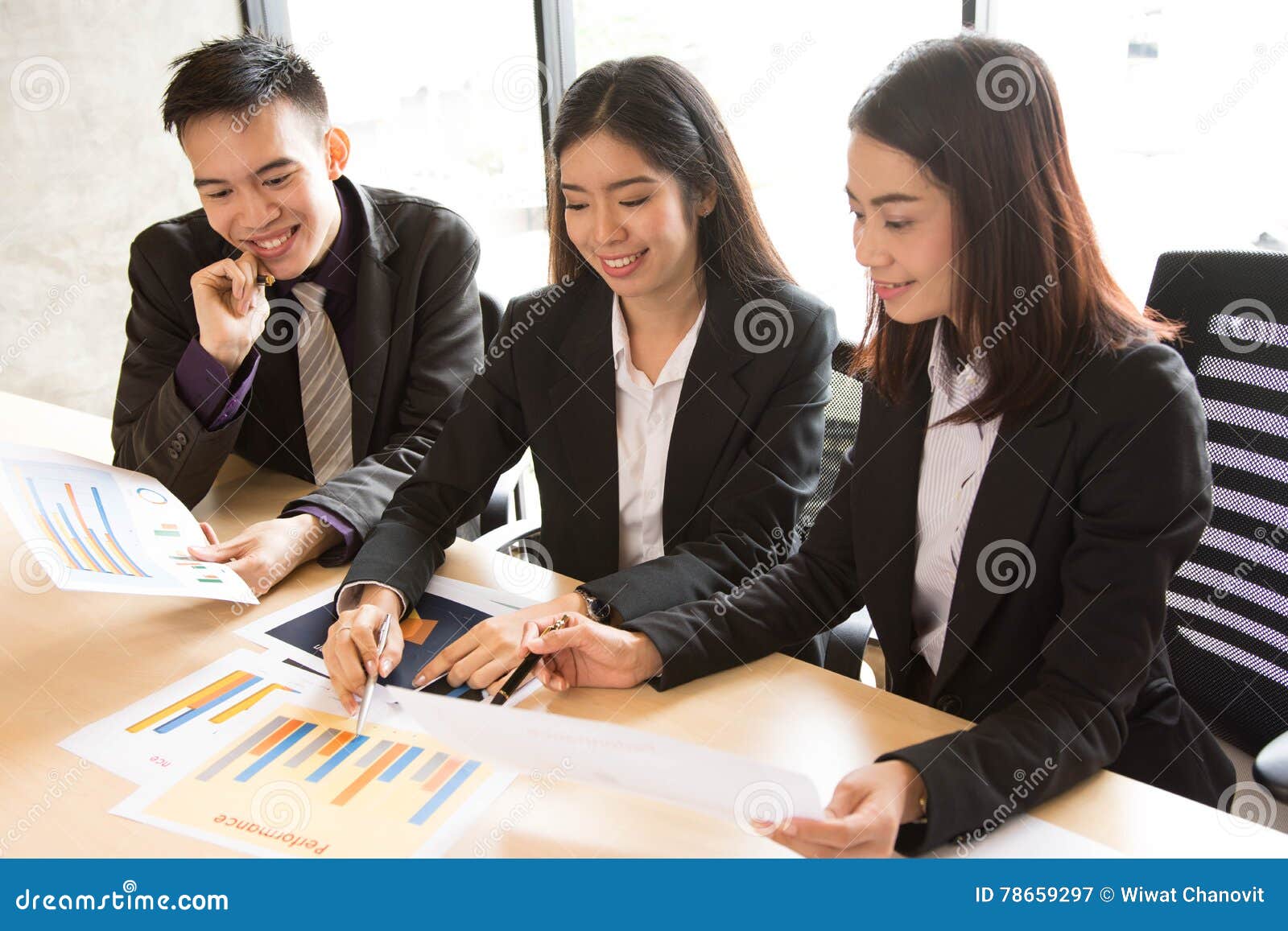 Group of Office Worker in Meeting Stock Image - Image of worker, group ...
