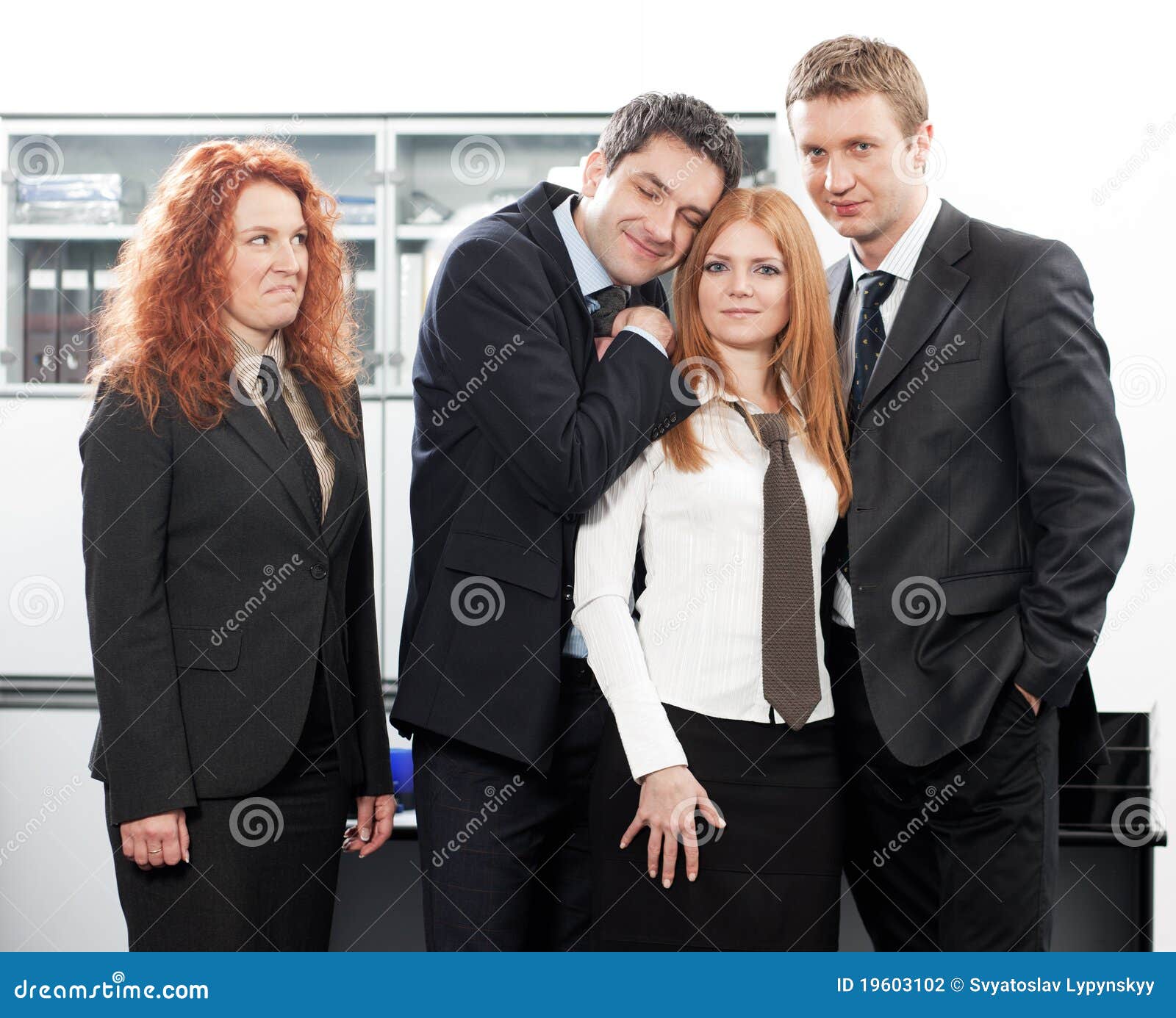 Group of office workers stock photo. Image of partner - 19603102