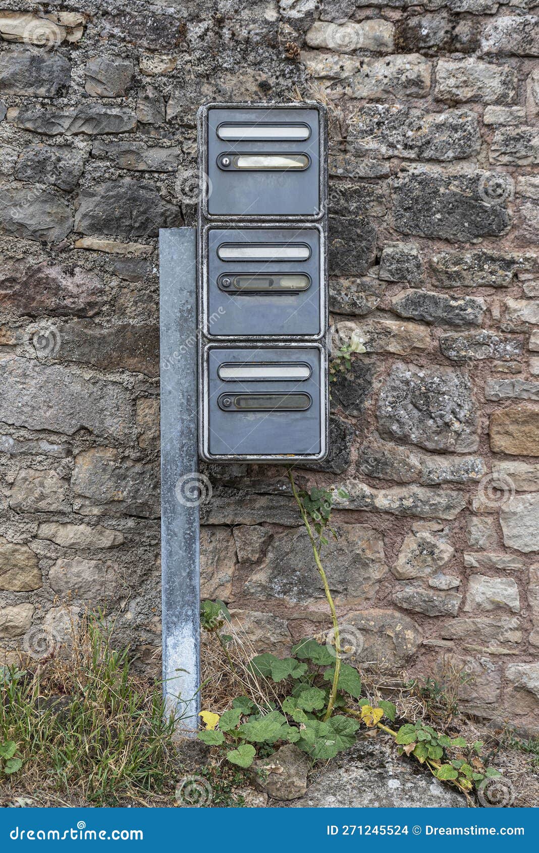 Group of letterboxes stock photo. Image of delivery - 271245524