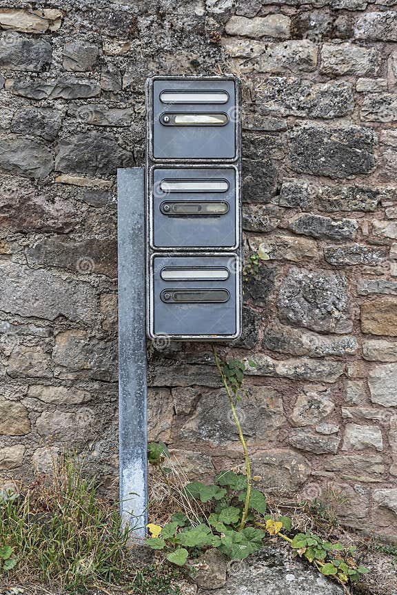 Group of letterboxes stock photo. Image of delivery - 271245524