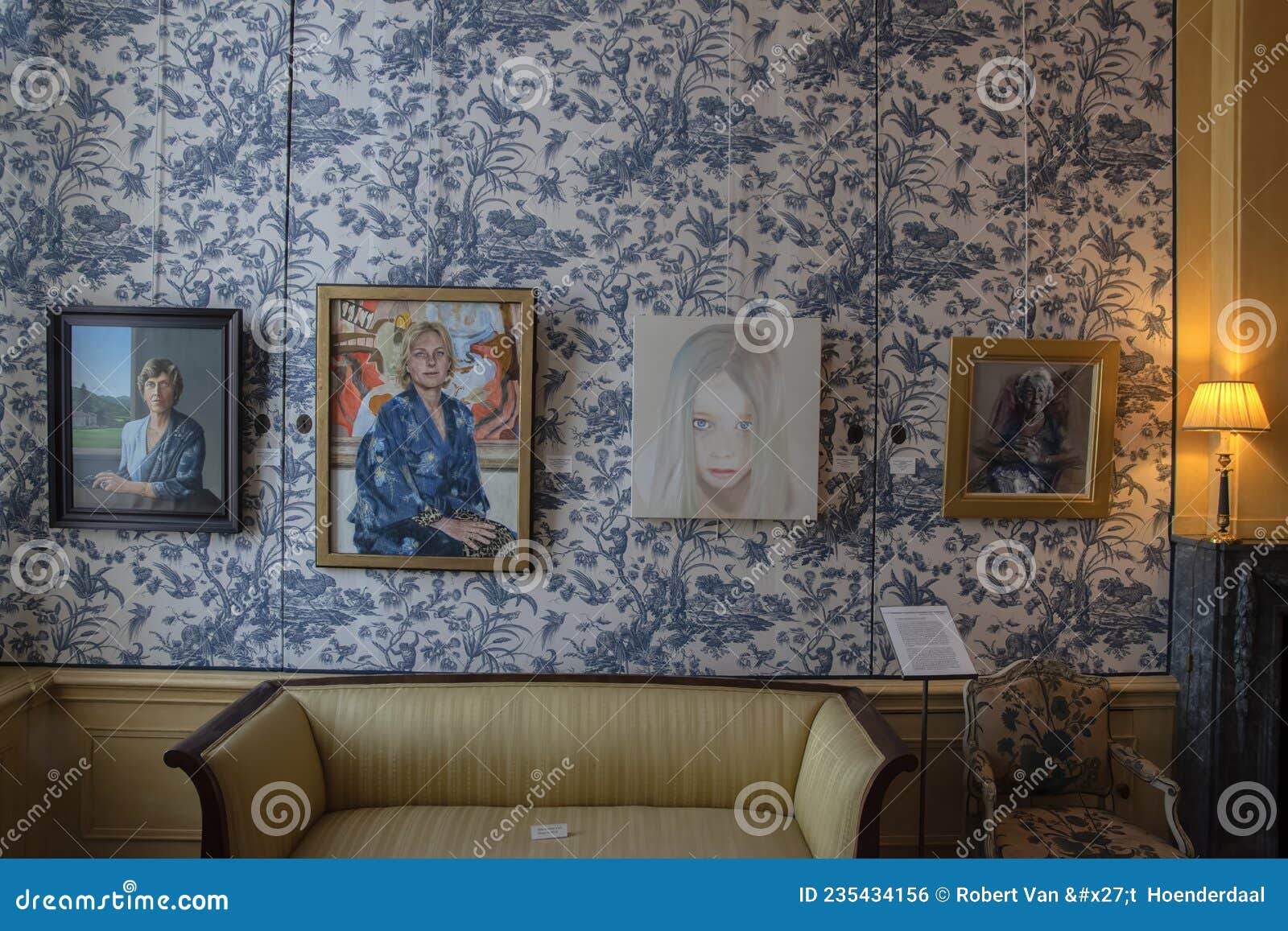 Group of Paintings on the Wall at the Museum Van Loon at Amsterdam the ...