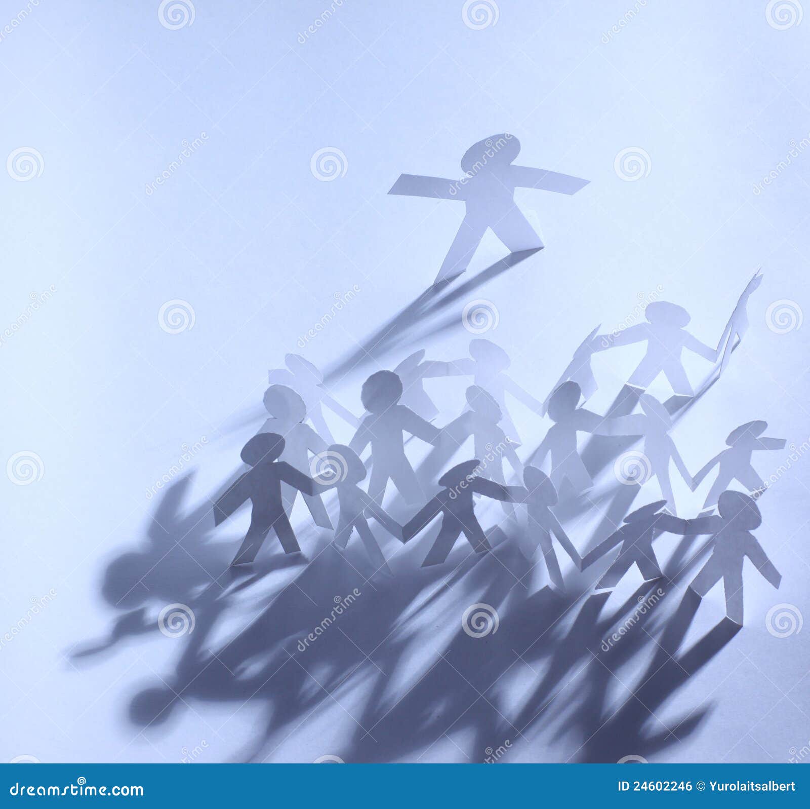 A group paper peopl stock photo. Image of pencil, friendship - 24602246