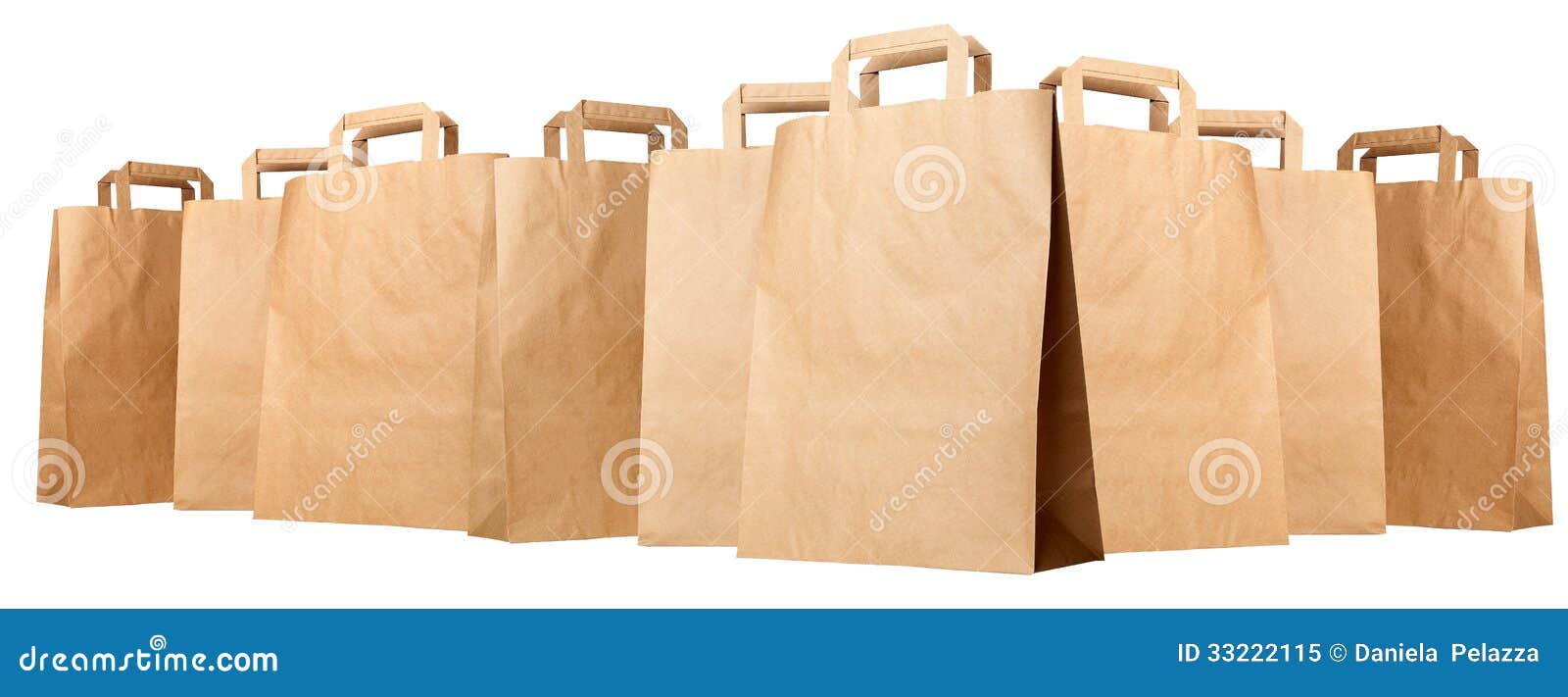 Group of Paper Shopping Bags Stock Image - Image of banner, handle ...