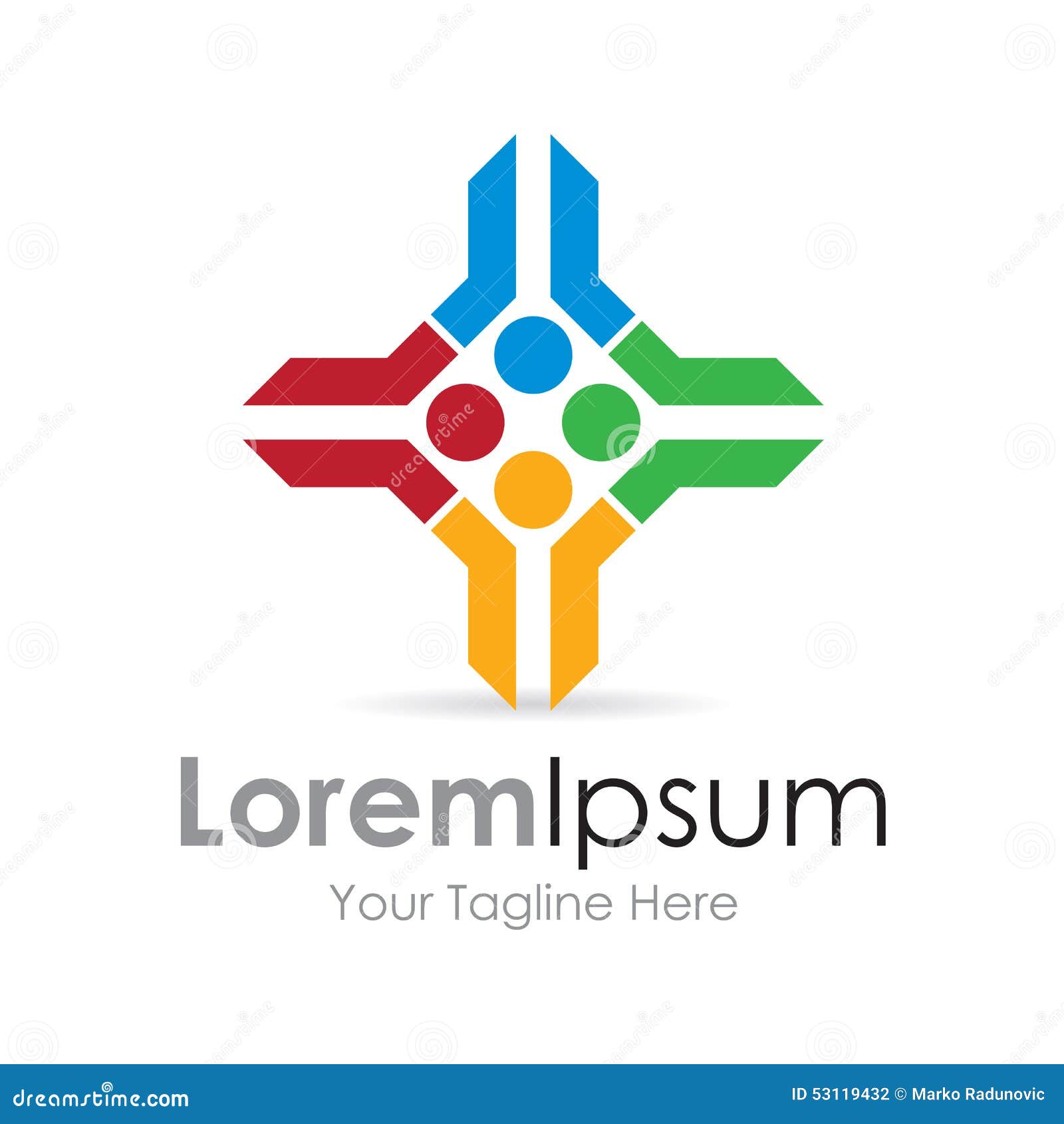 Group Partnership Tight Collaboration Simple Business Icon Logo Stock ...