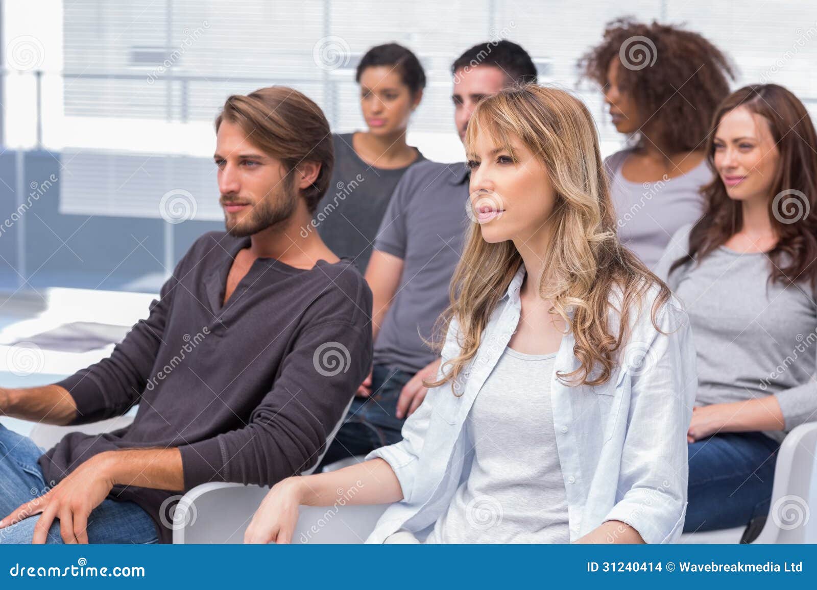 Group of Patients Listening at Therapy Stock Photo - Image of patients ...