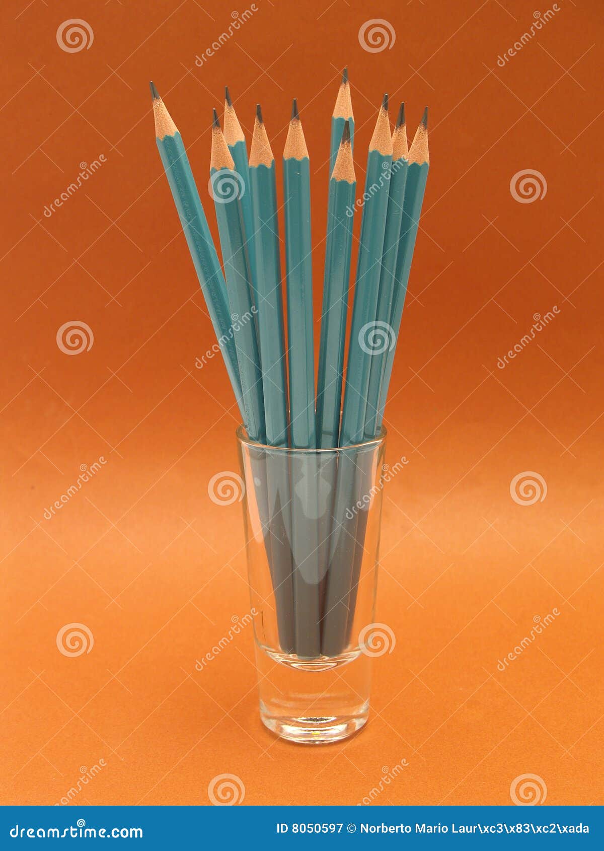 Group of pencils in glass stock image. Image of background - 8050597