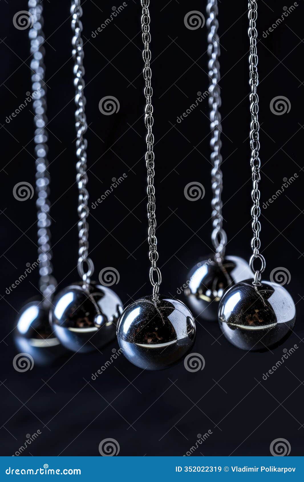 A Group of Pendulums Hanging from a Chain. Perfect for Physics and ...