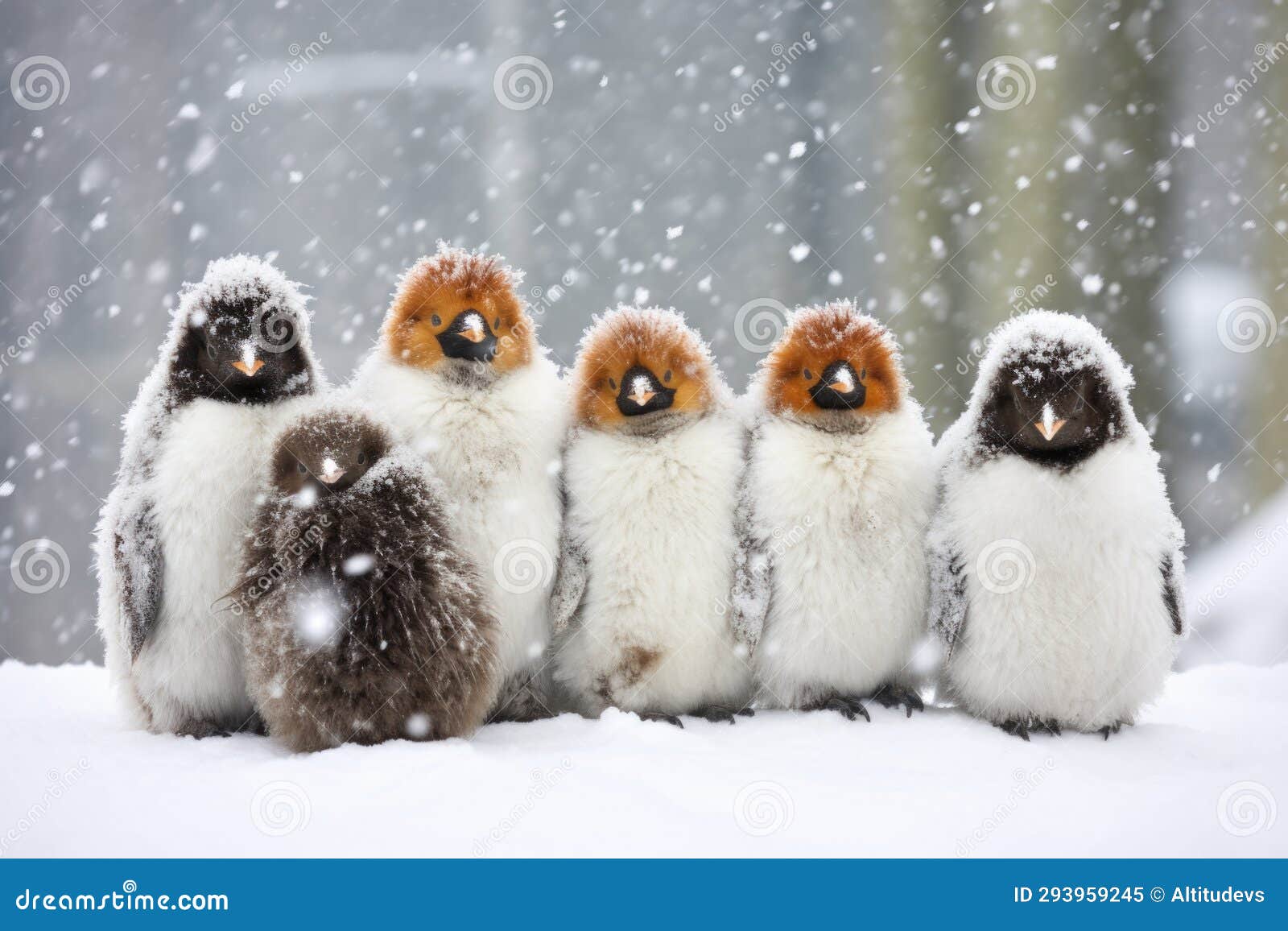 Warmth Snow Background Red Stock Illustration | CartoonDealer.com ...