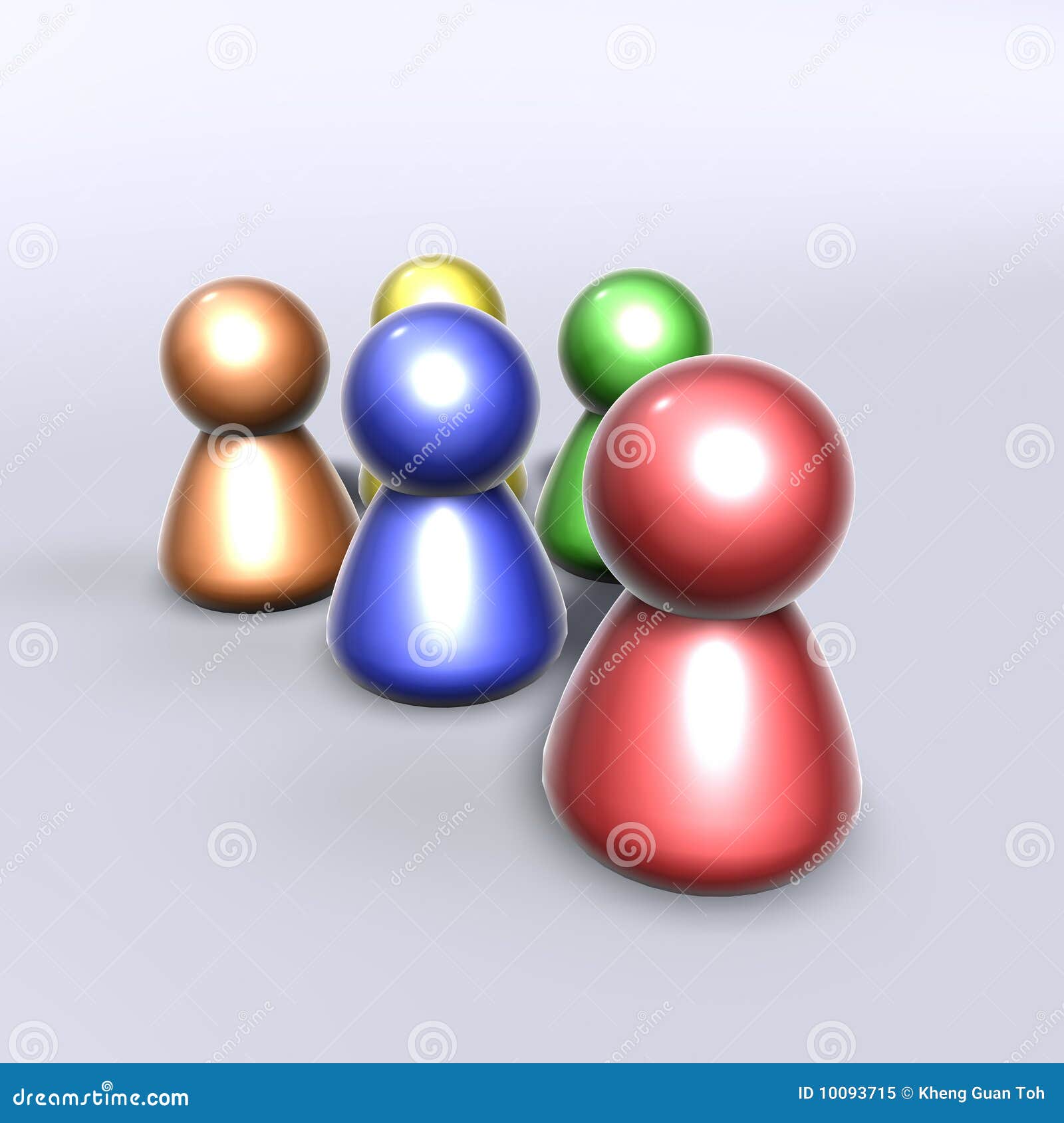 Stylized Group Of People Silhouettes Royalty-Free Stock Photo ...