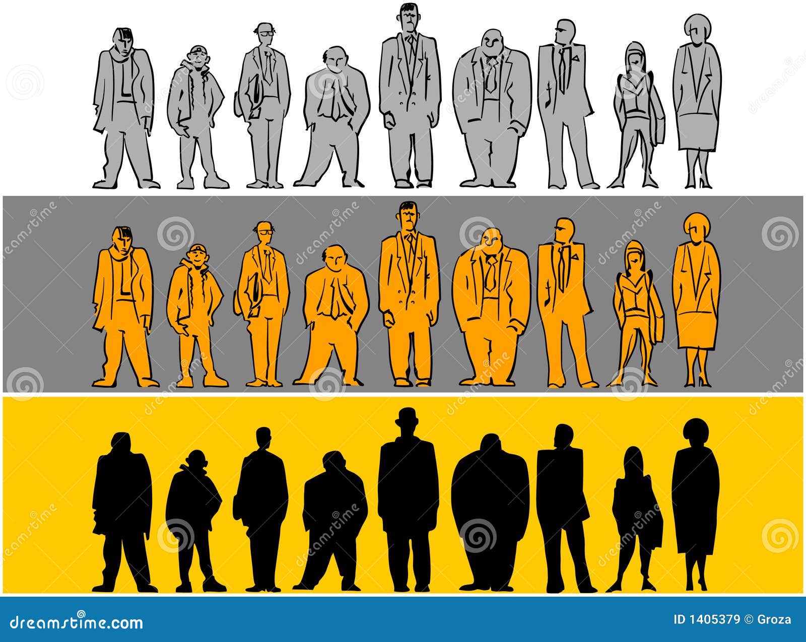 Group All Types People Stock Illustrations – 45 Group All Types People ...