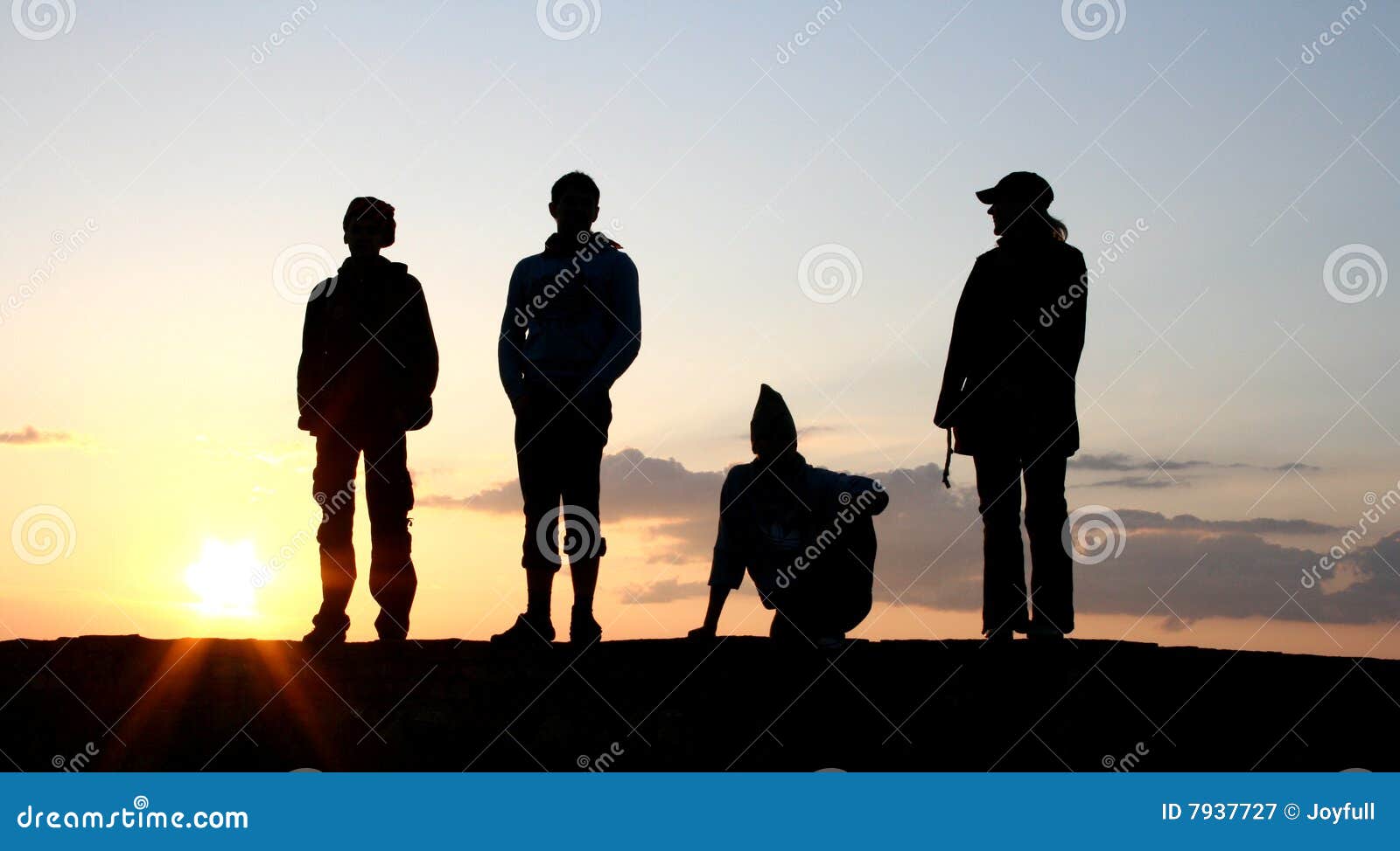 Group of People stock image. Image of silhouette, talking - 7937727