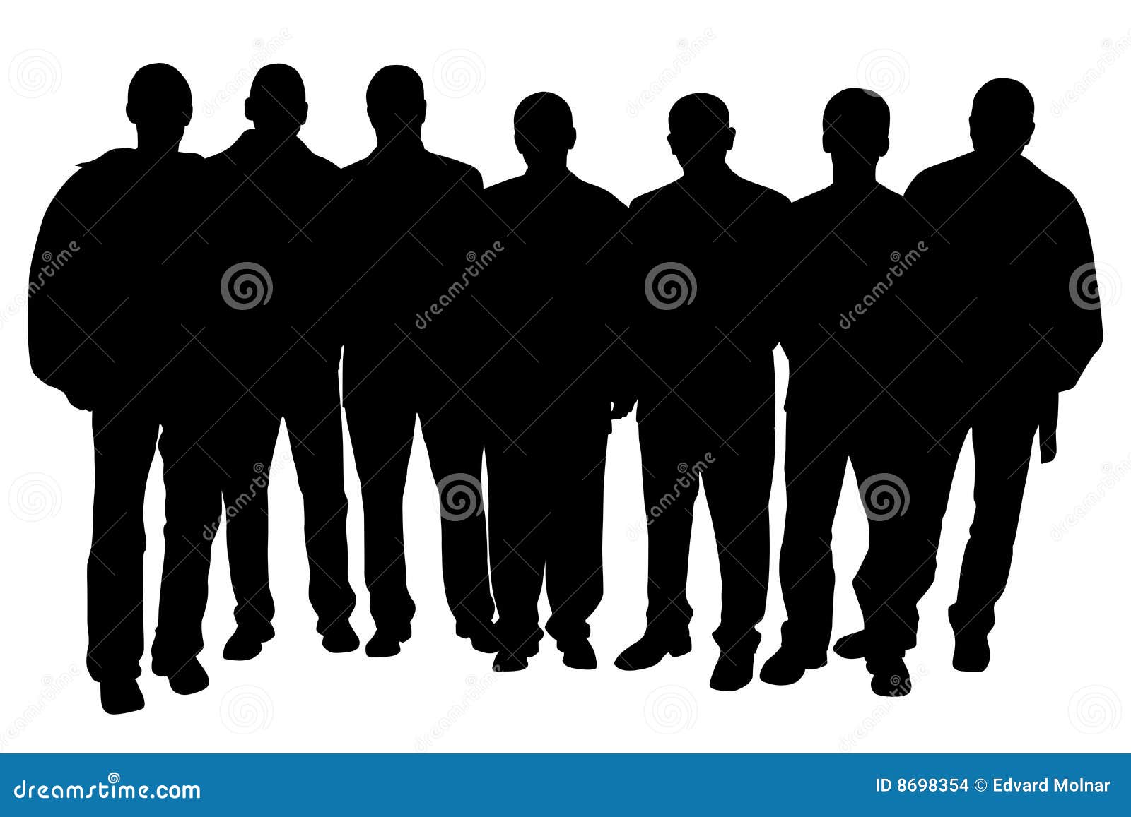 Group Young Men Shadow Stock Illustrations – 1,263 Group Young Men ...
