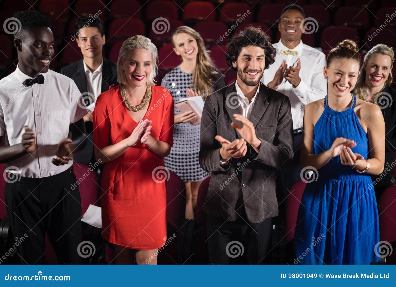 Group of people applauding stock image. Image of applaud - 98001049