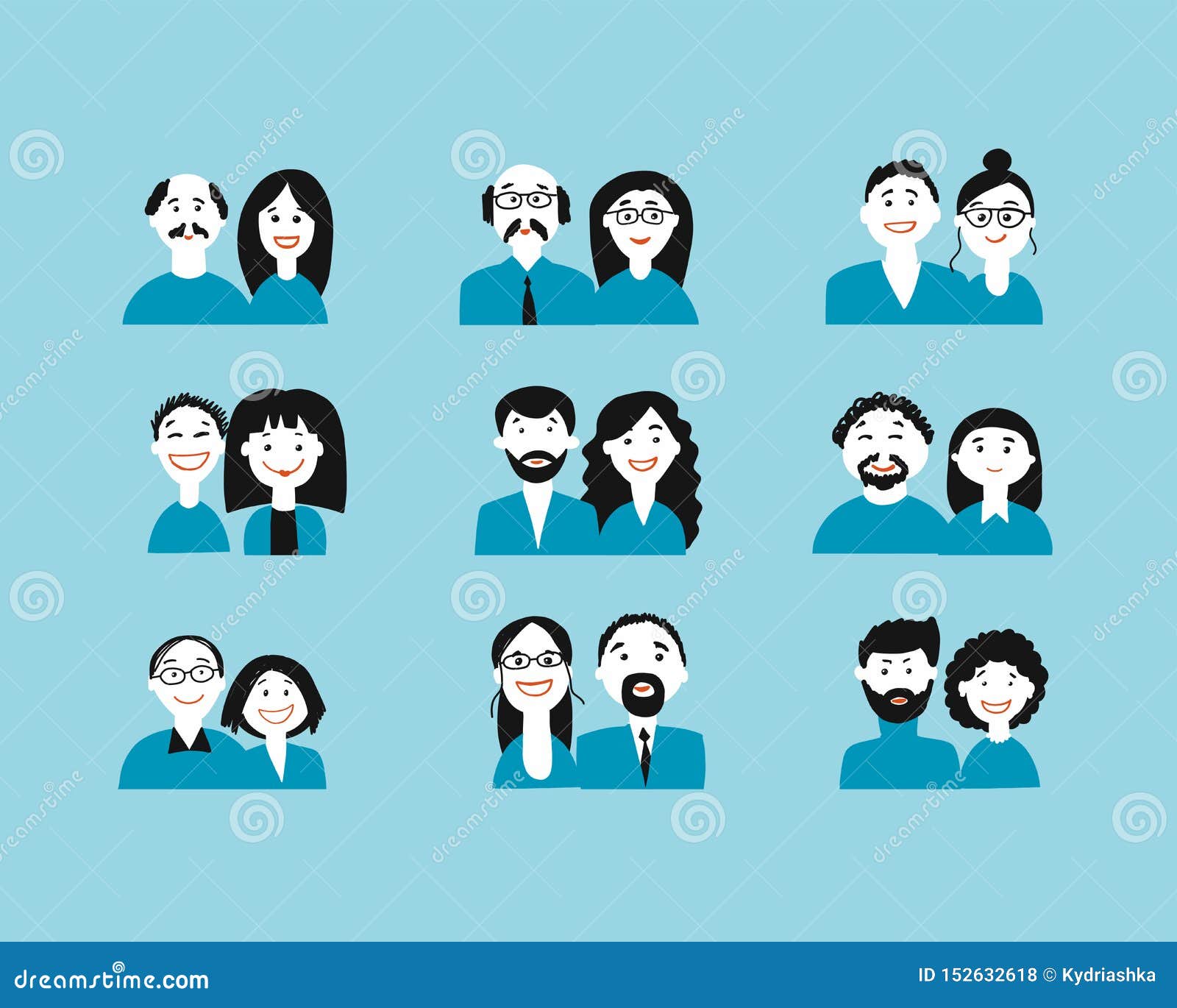 Group of People, Background for Your Design Stock Vector - Illustration ...