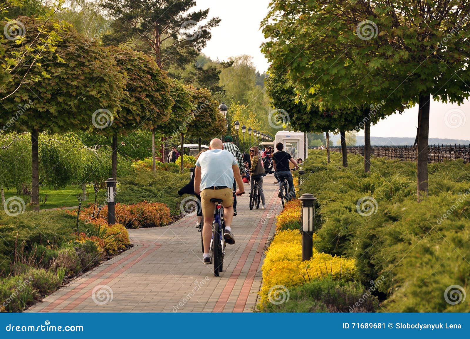 Group of people on bikes editorial photo. Image of summer - 71689681